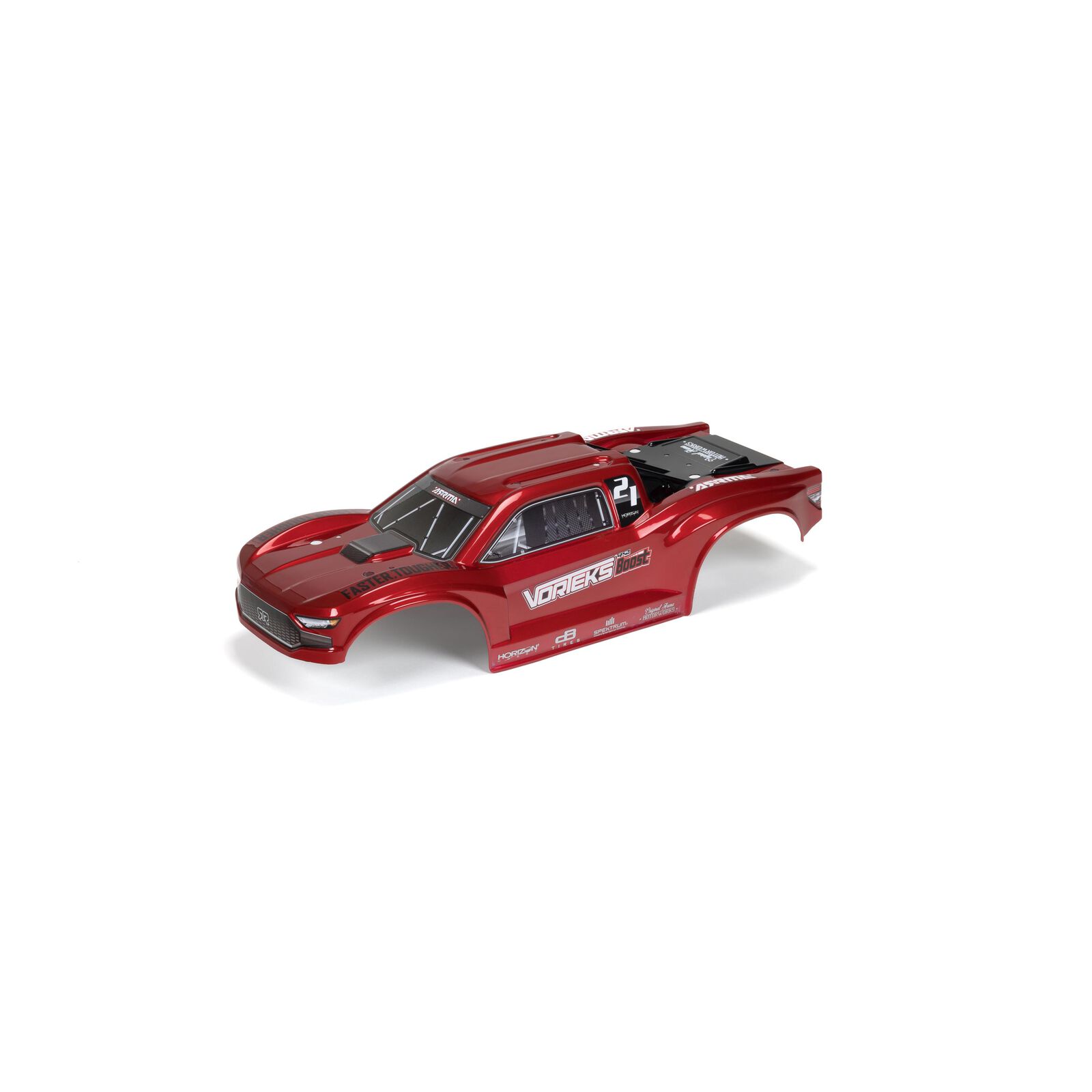 ARRMA 1/10 VORTEKS 4X2 Painted Decaled Trimmed Body Red | Horizon Hobby