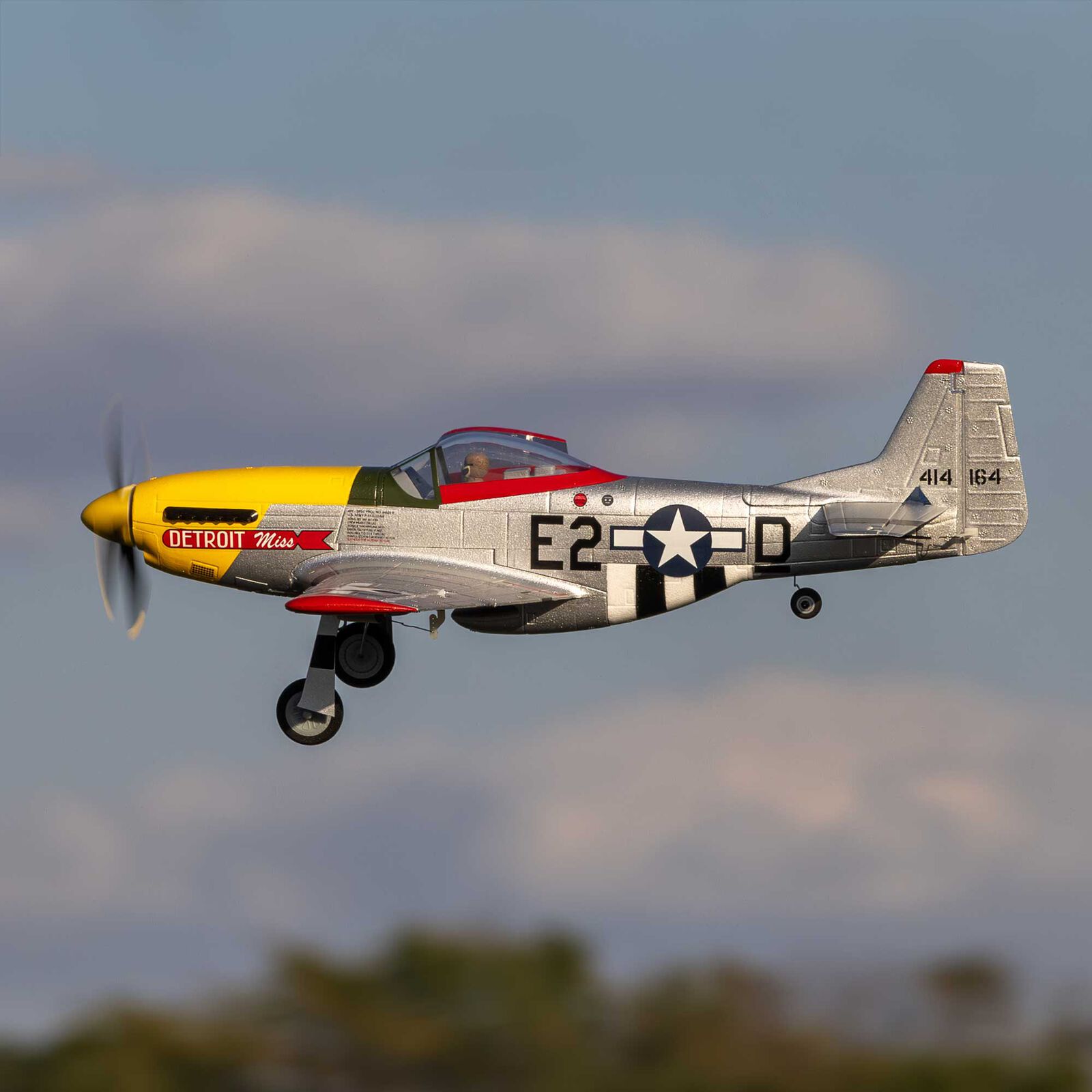 E-flite UMX P-51D Mustang “Detroit Miss” BNF Basic with AS3X and SAFE ...