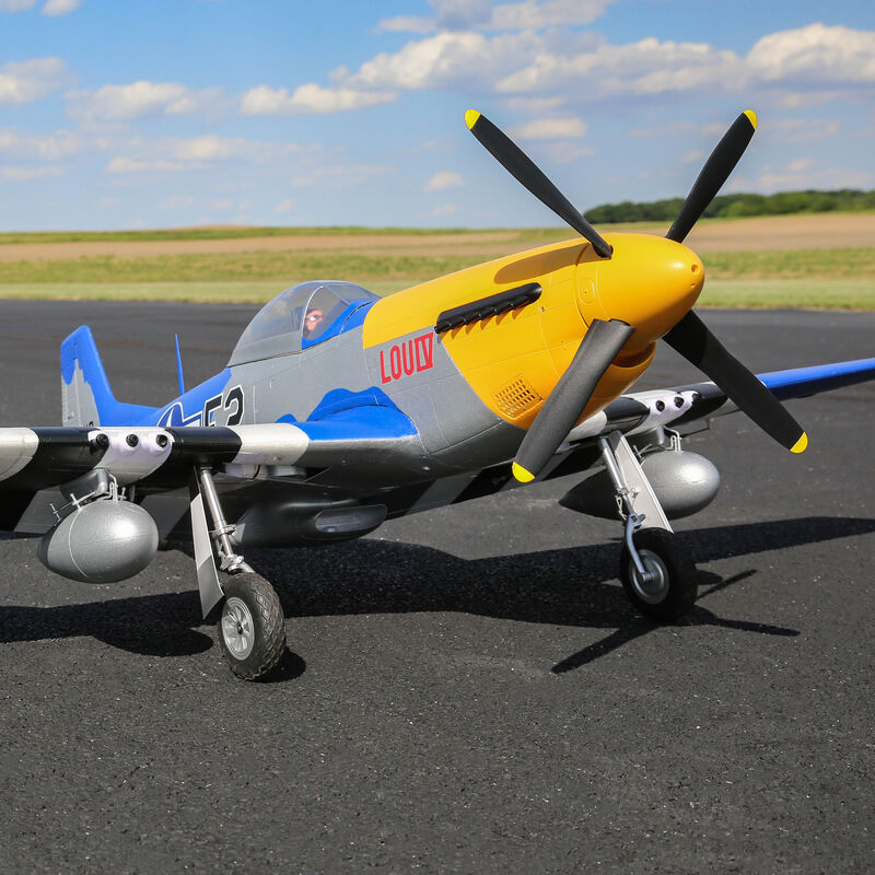 E-flite P-51D Mustang 1.5m Smart BNF Basic with AS3X and SAFE Select ...