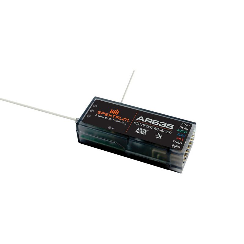 Spektrum AR635 6-Channel AS3X Sport Receiver | Horizon Hobby
