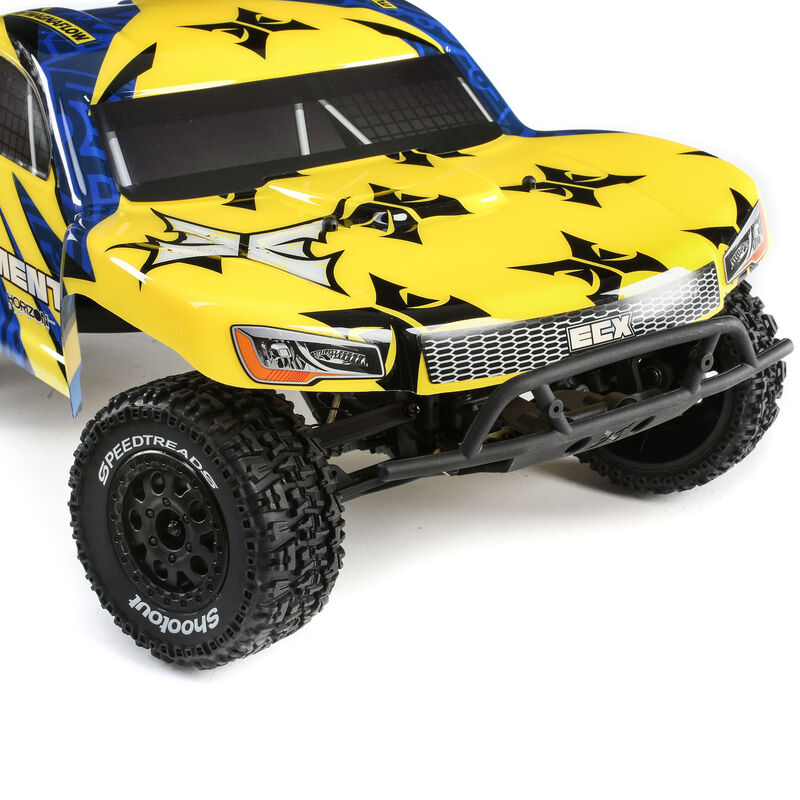 ECX 1/10 Torment 2WD SCT Brushed RTR, Yellow/Blue | Horizon Hobby