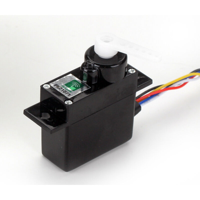 ParkZone Mini Servo (5W) with Arms, Long Lead | Horizon Hobby
