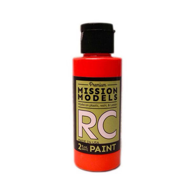 Mission Models RC Fluorescent Racing Red 2oz | Horizon Hobby