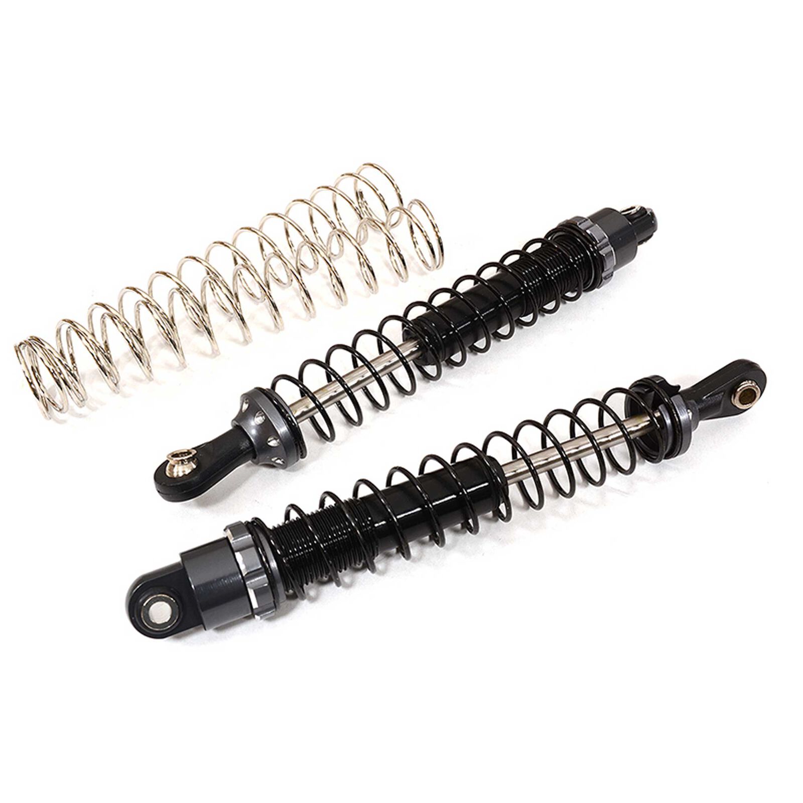 Integy 1/10 100mm Shock Set, Gun Metal: Rock Crawler (2) | Horizon Hobby