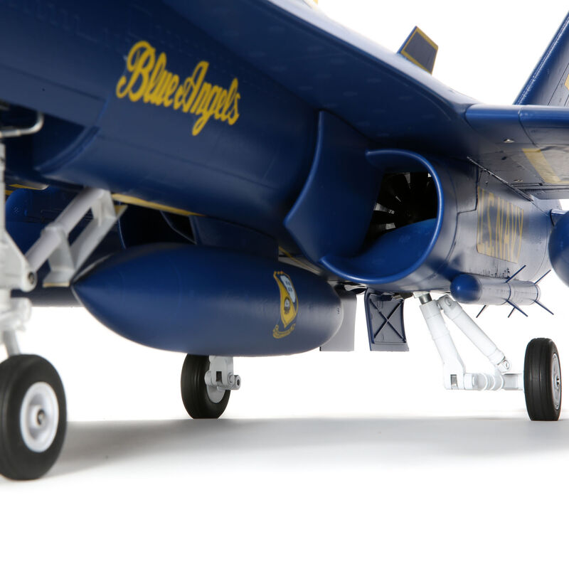 E-flite F-18 Blue Angels 80mm EDF Jet BNF Basic with AS3X and SAFE ...