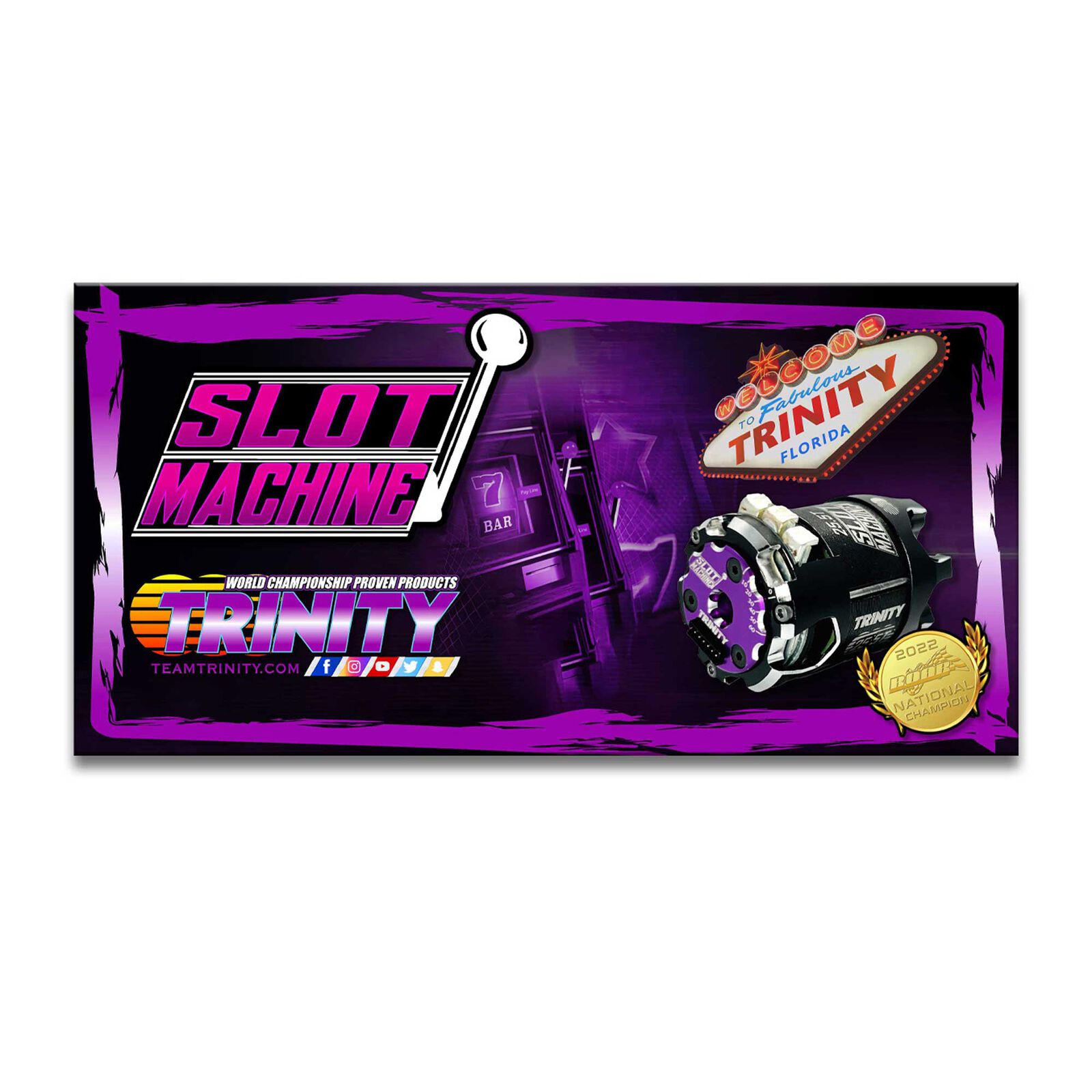 Trinity/Epic Team Trinity Slot Machine Banner | Horizon Hobby
