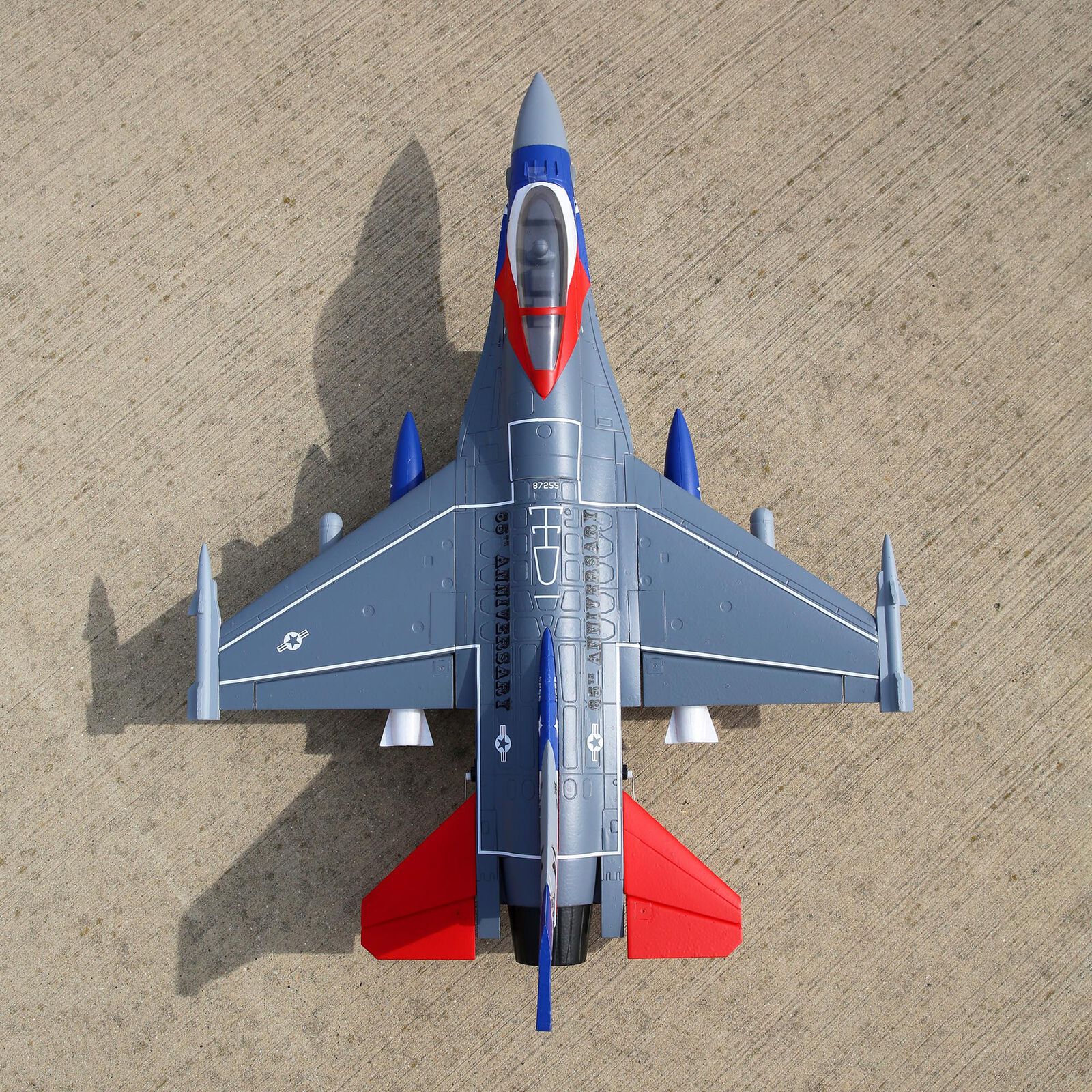 E-flite F-16 Falcon 64mm EDF BNF Basic with AS3X and SAFE Select, 729mm ...