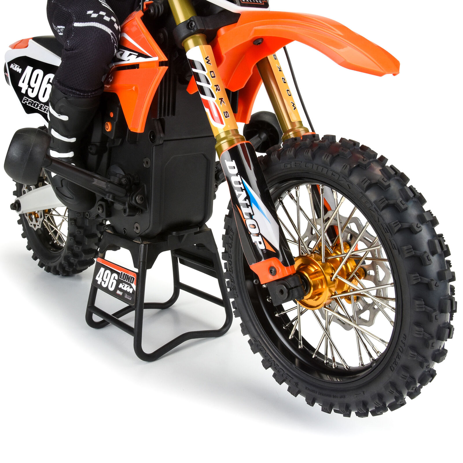 Pro-Line Racing 1/4 Pro-Spec Aluminum V2 Bead Front Wheel Black/Gold (1 ...