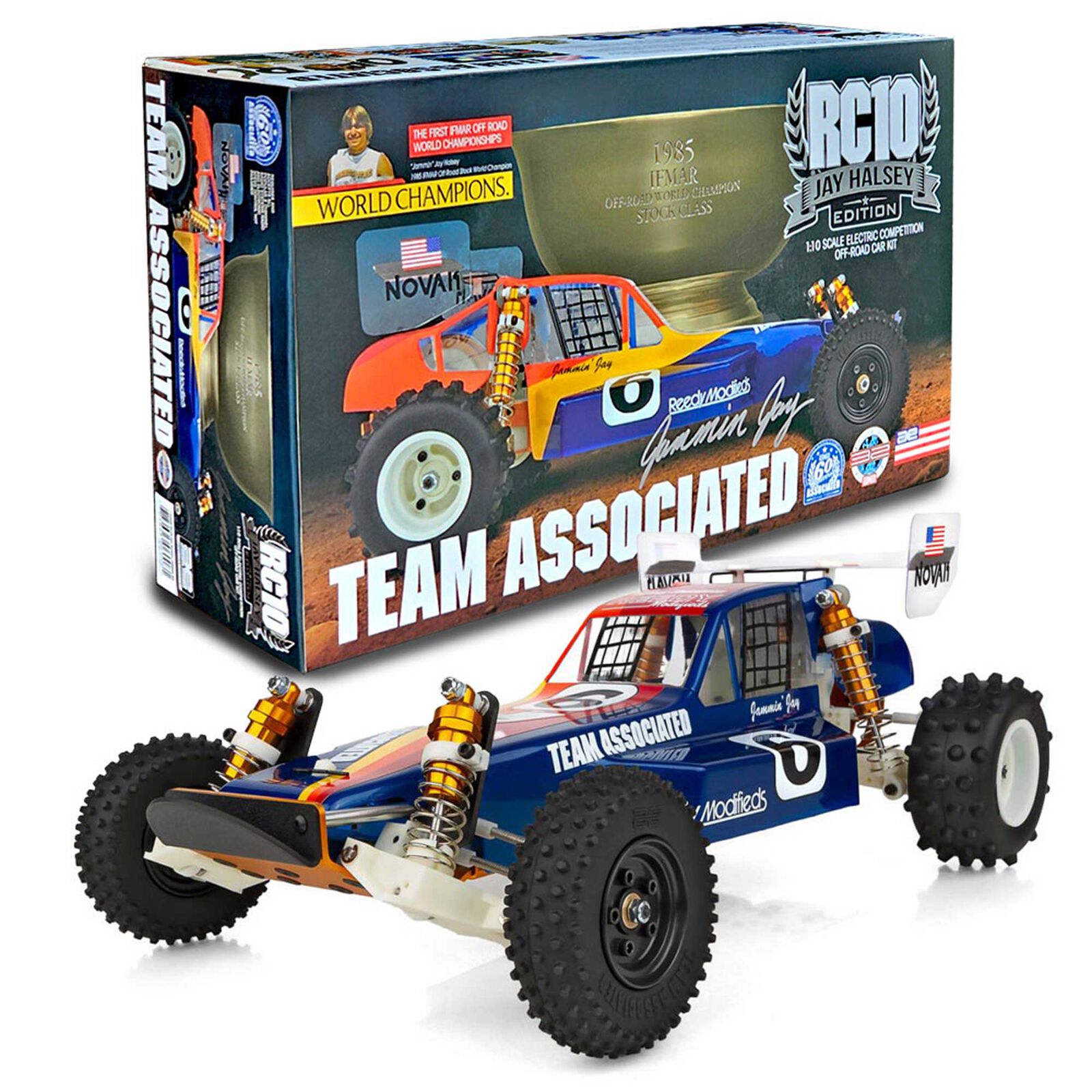 Team Associated 1/10 RC10 Classic Jay Halsey Edition 2WD Off-Road Buggy ...