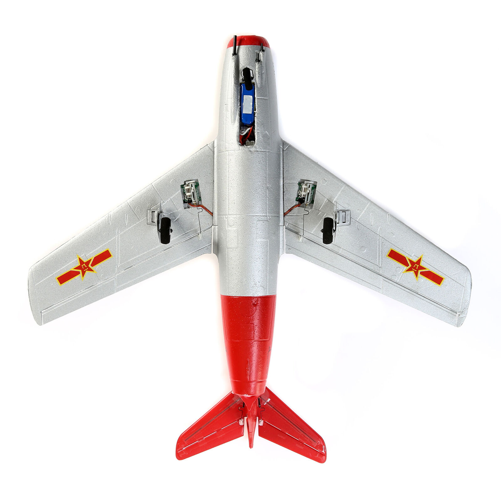 E-flite UMX MiG-15 28mm EDF Jet BNF Basic with AS3X and SAFE Select ...