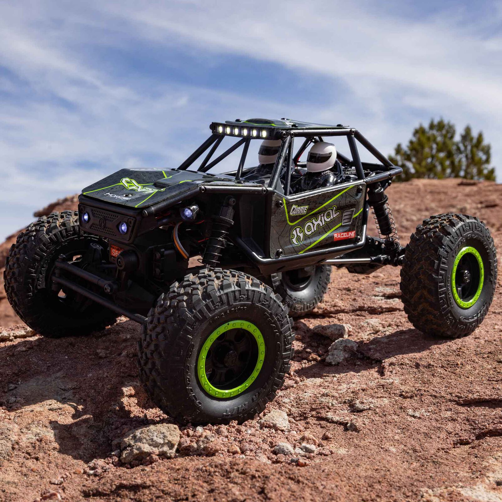 Axial 1/18 UTB18 Capra 4X4 RTR Brushed Rock Crawler (Battery & Charger ...