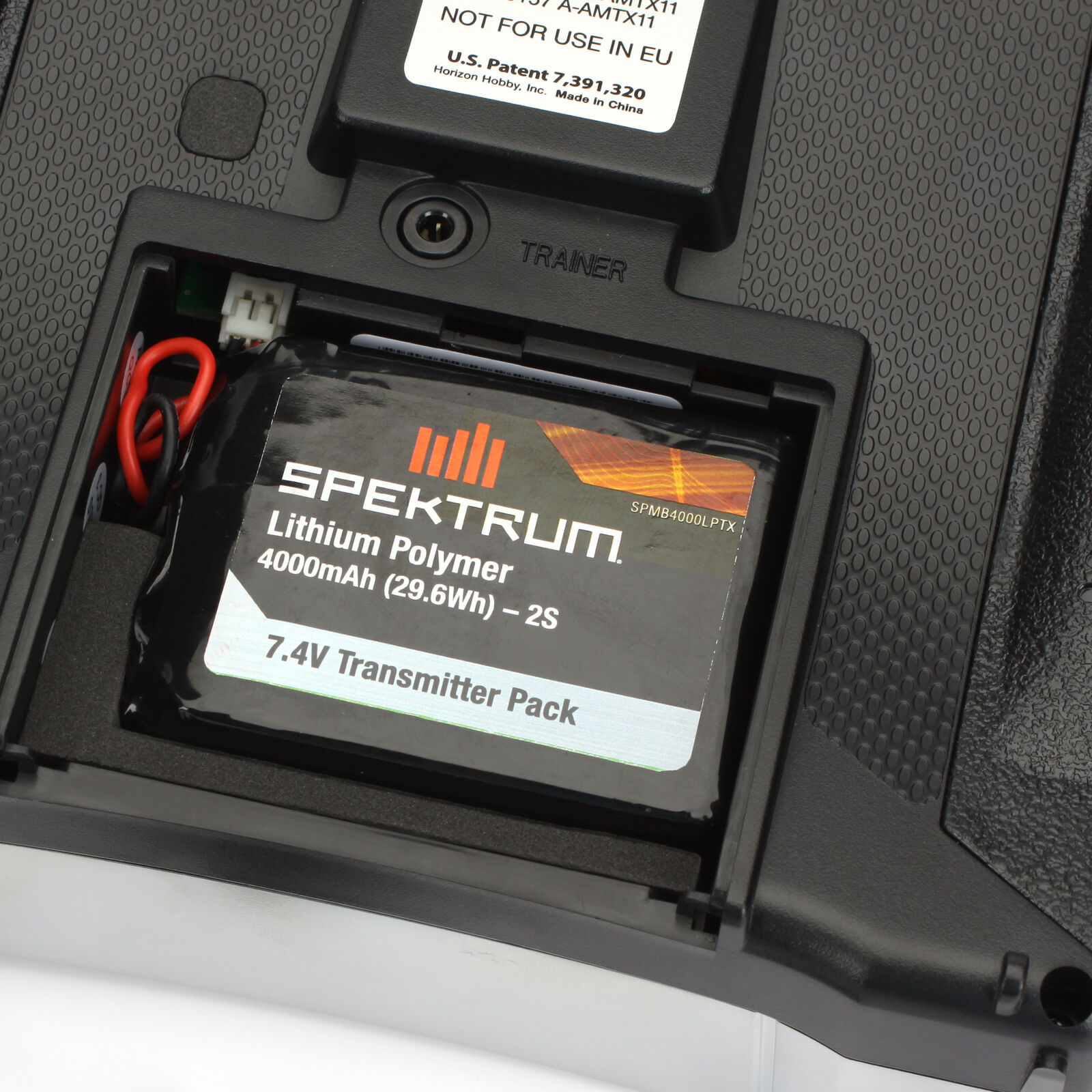 Spektrum 7.4V 4000mAh 2S LiPo Transmitter Battery | Horizon Hobby