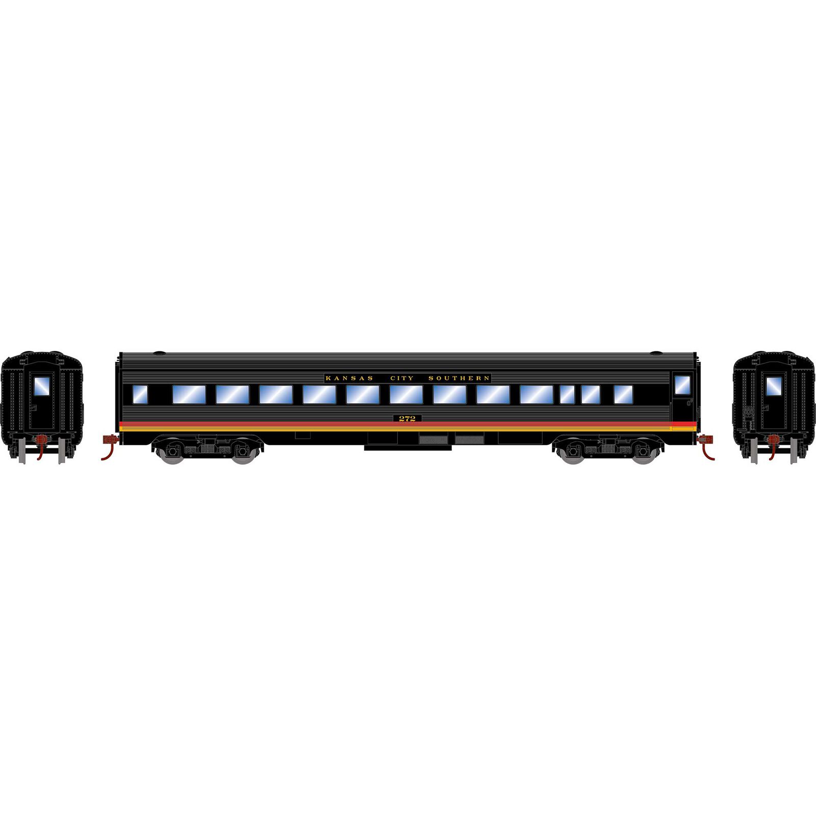 Roundhouse HO Streamline Passenger Cars, KCS #272 | Horizon Hobby
