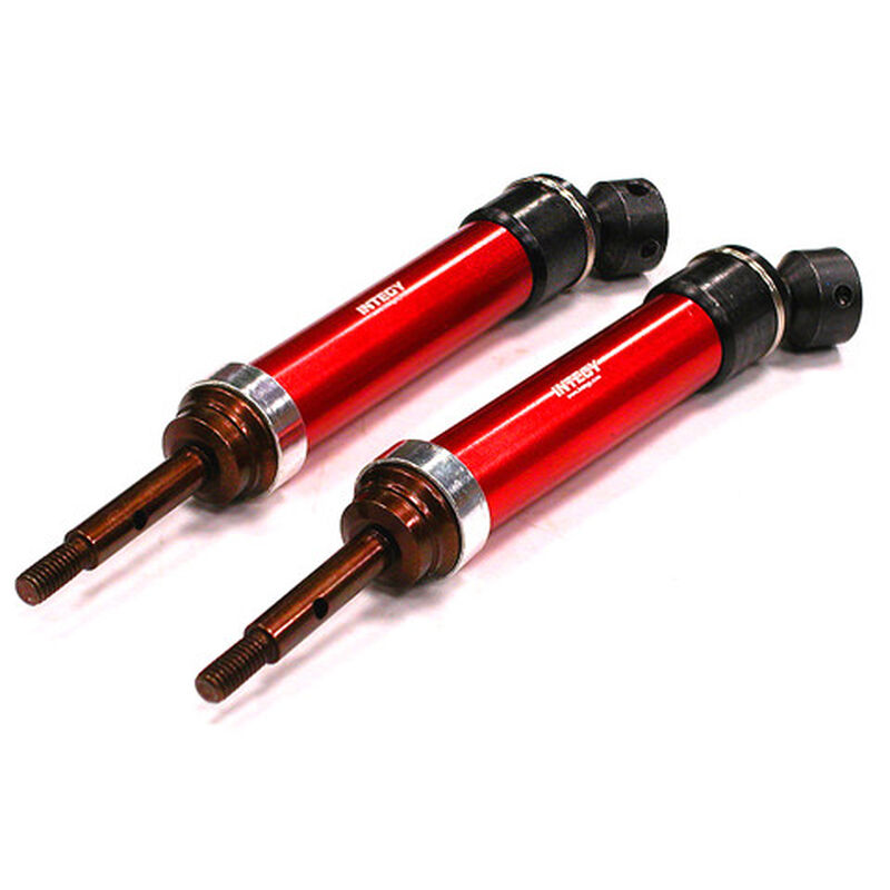 Integy XHD Steel Rear Universal Driveshafts, Red: Traxxas Slash ...