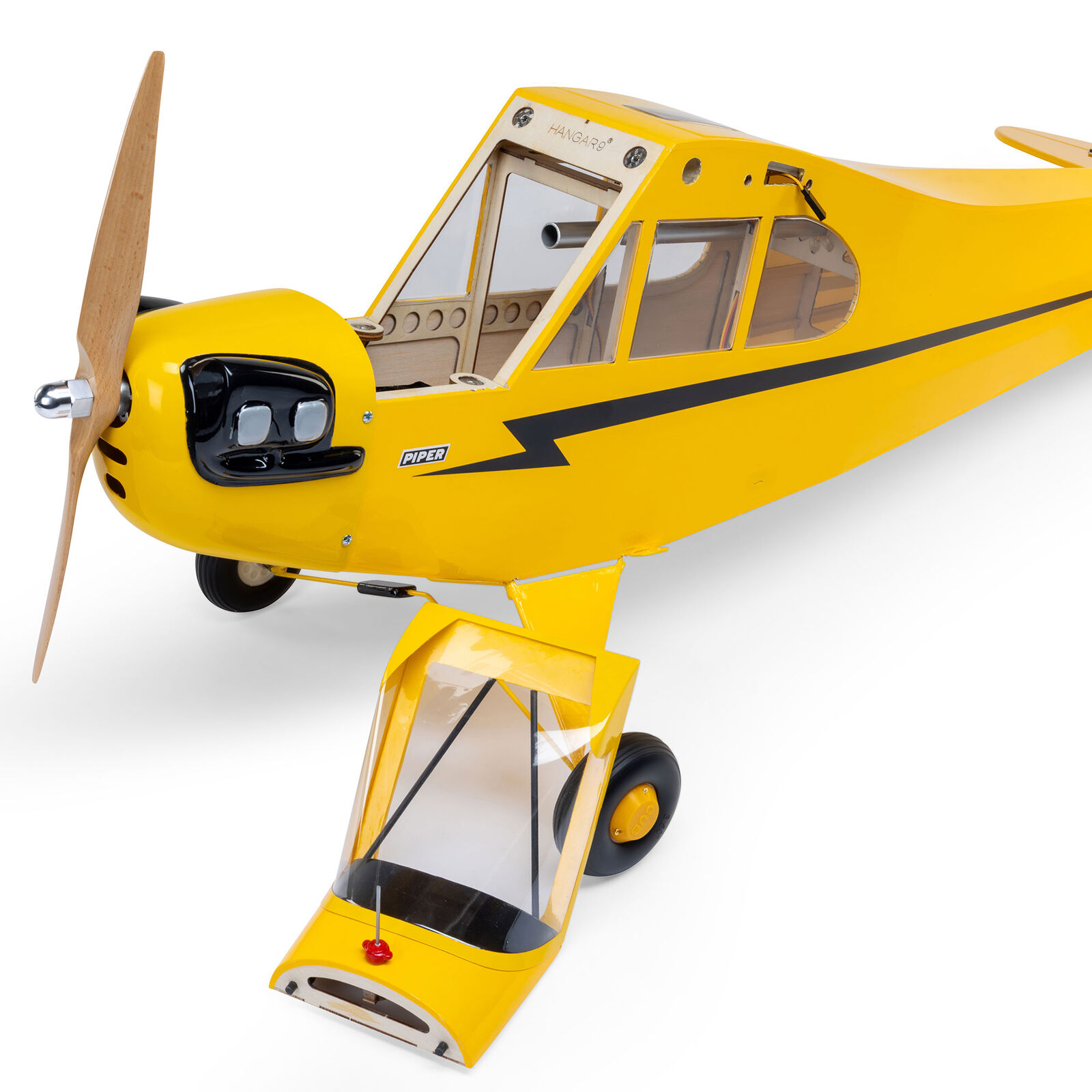 Hangar 9 J-3 Cub 10cc EP PNP, 82.5" with Receiver and Battery Combo ...