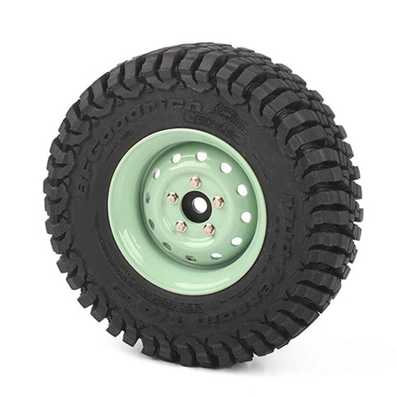 RC4WD Heritage Edition Stamped Steel 1.9 Wheels (2) | Horizon Hobby