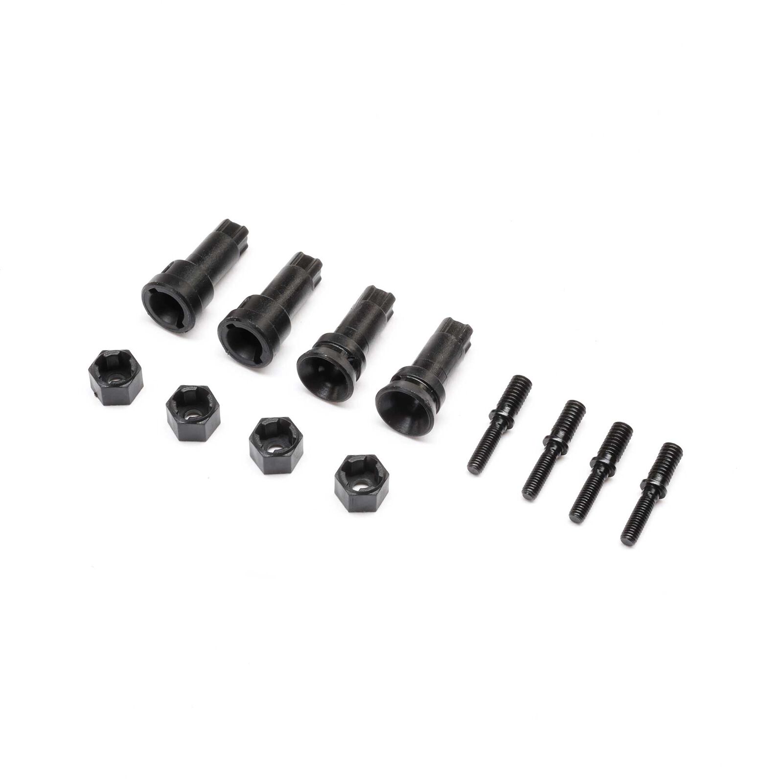 Losi Wheel Axle & Hex Set: NASCAR | Horizon Hobby