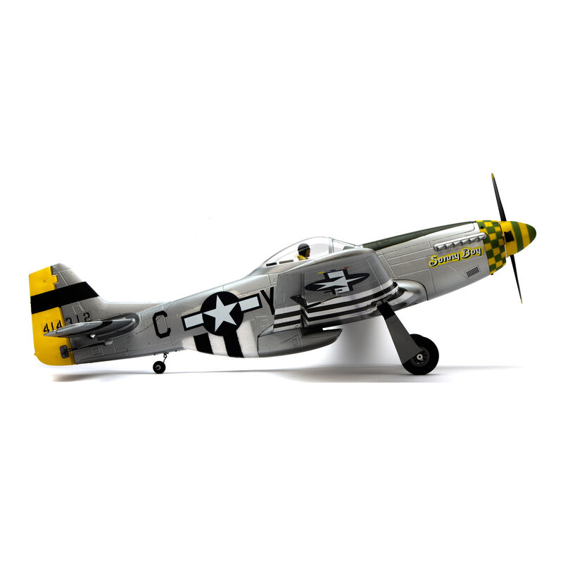 Force RC P-51D Mustang 1.1m PNP | Horizon Hobby