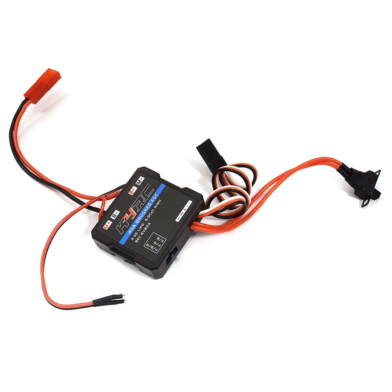 Integy 40A Forward, Brake & Reverse ESC Brush Type for Axial 1/24 SCX24 ...