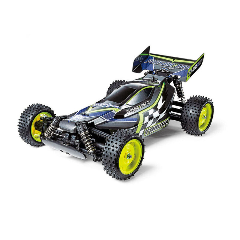 Tamiya 1/10 Plasma Edge II TT-02B Off-Road Buggy Kit, Gun Metal | Horizon Hobby