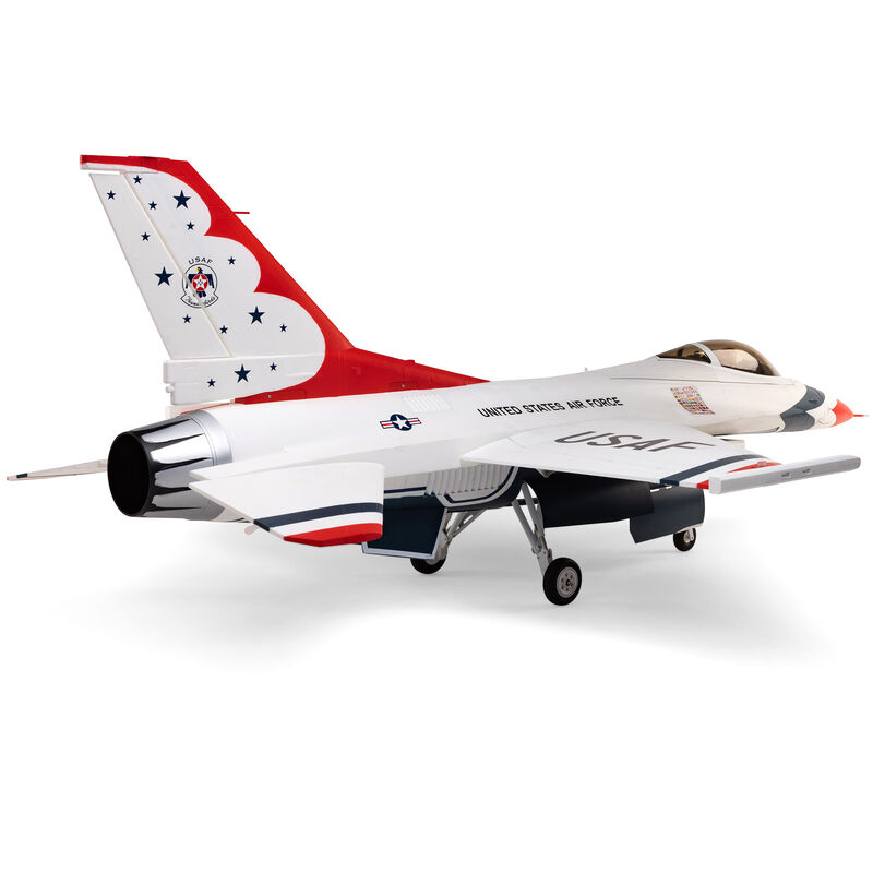 E-flite F-16 Thunderbirds 80mm EDF BNF Basic with AS3X and SAFE Select ...