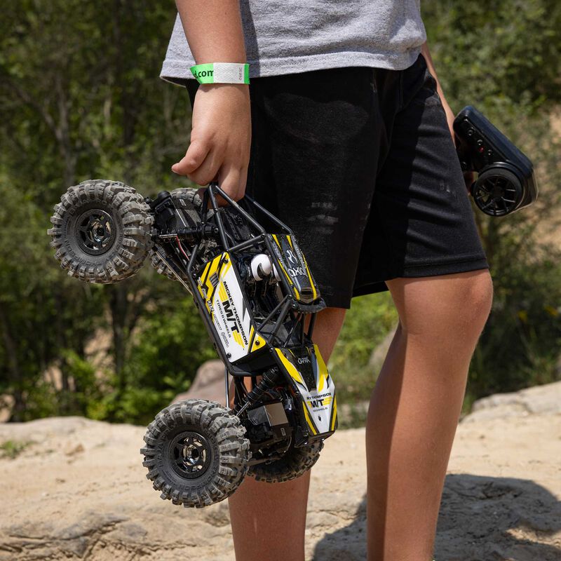 Axial 1/18 UTB18 Capra 4WS 4X4 RTR Brushed Rock Crawler (Battery ...