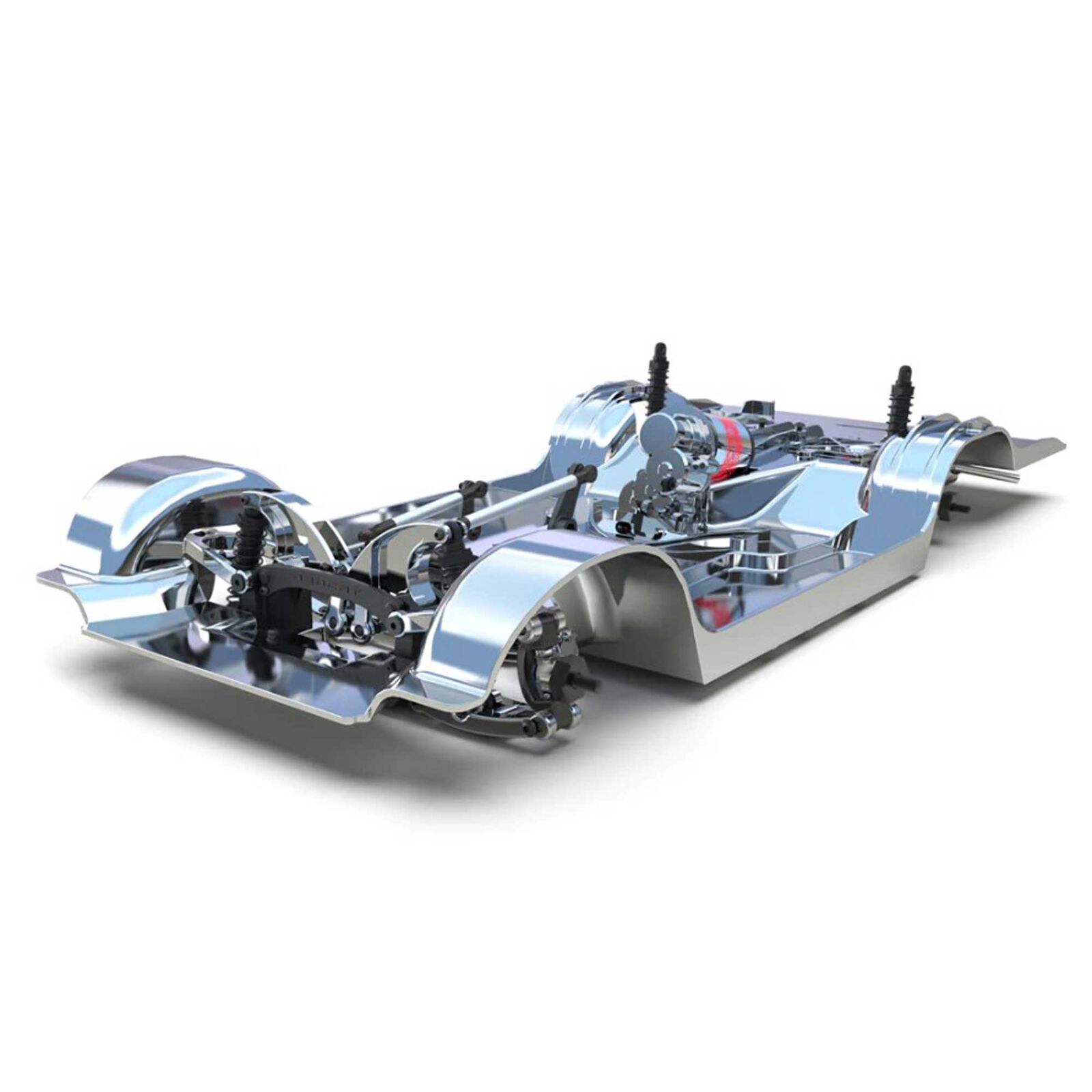 Redcat Racing 1/10 LRH285 Designers Show Lowrider Chassis Kit, Chrome ...