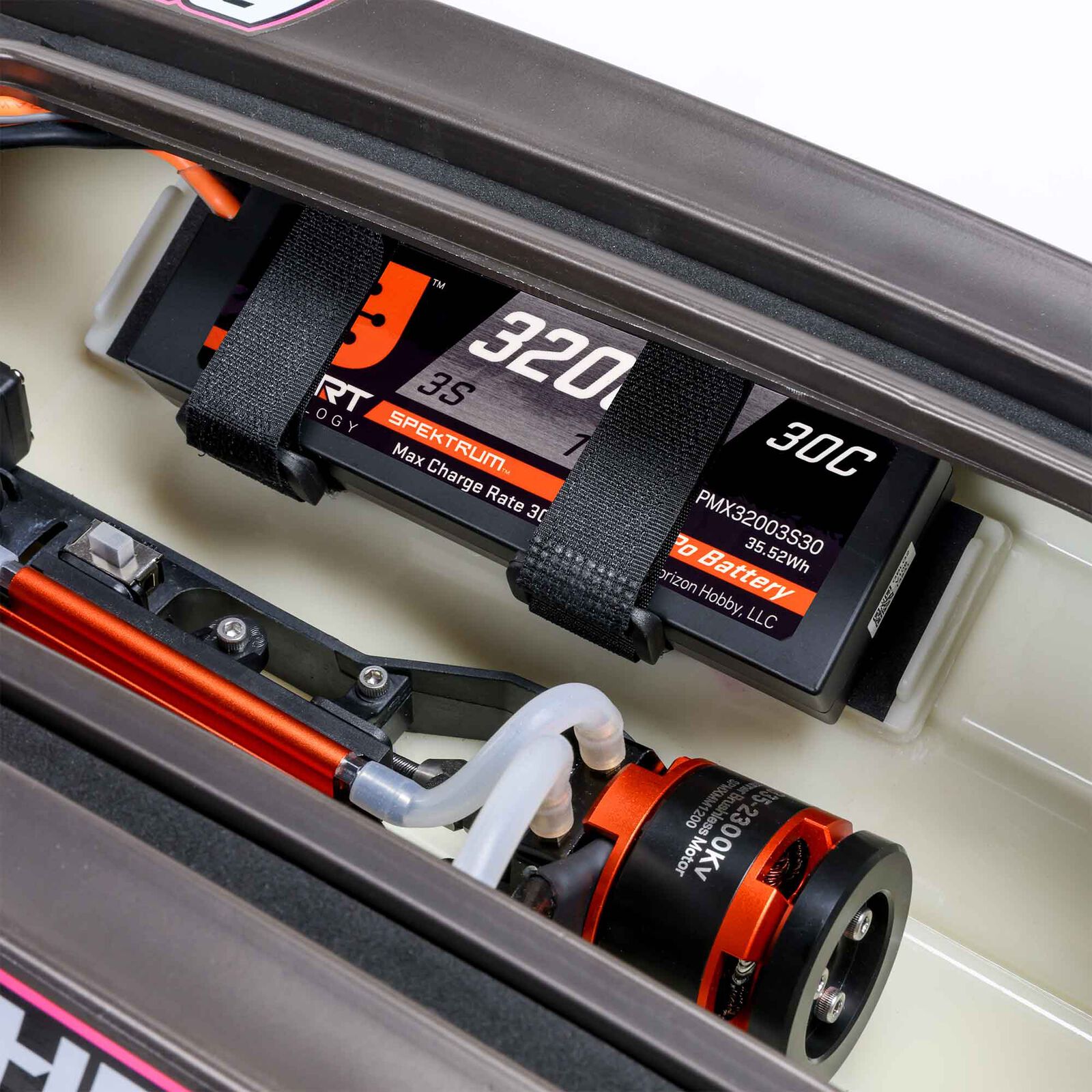 Pro Boat Recoil 2 V2 26" Self-Righting Brushless Deep-V RTR, Heat Wave ...