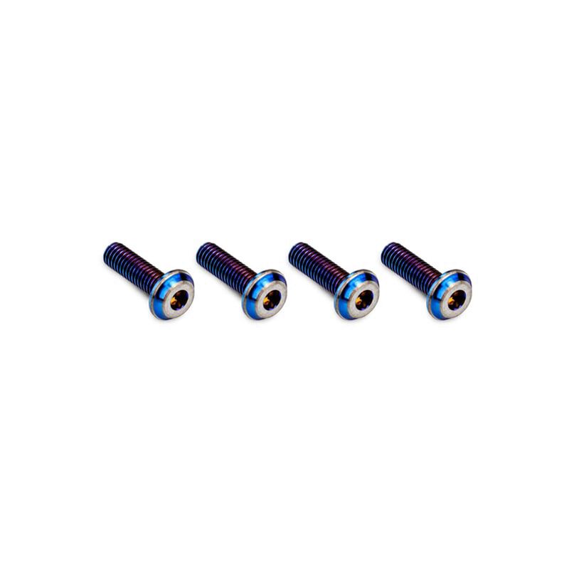 JConcepts, Inc. 3x10mm Top Hat Titanium Screw, Burnt blue (4) | Horizon ...