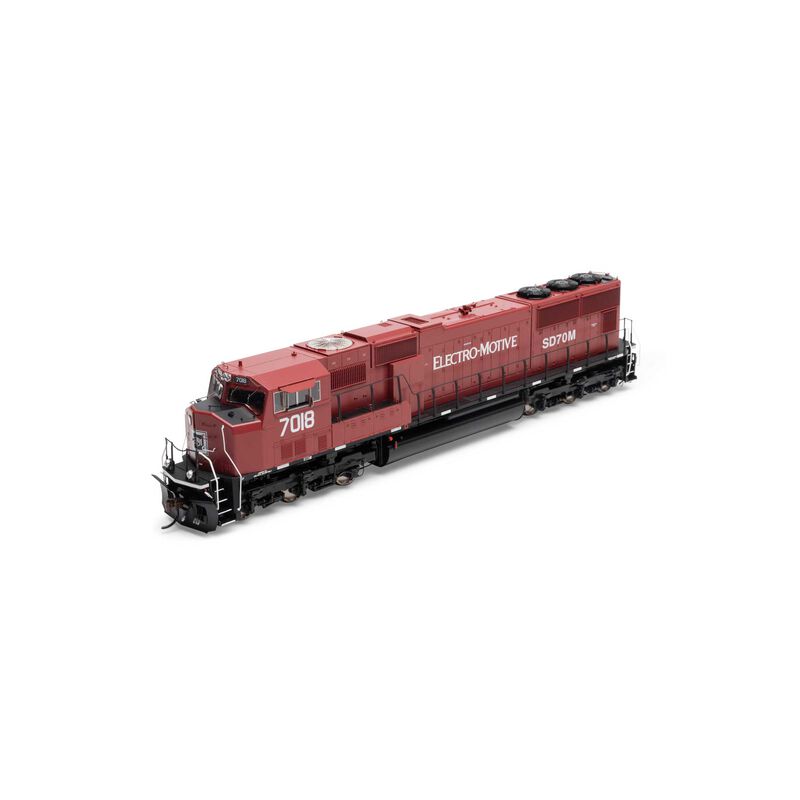 Athearn HO SD70M Locomotive with DCC & Sound, EMDX / Maroon / Black ...