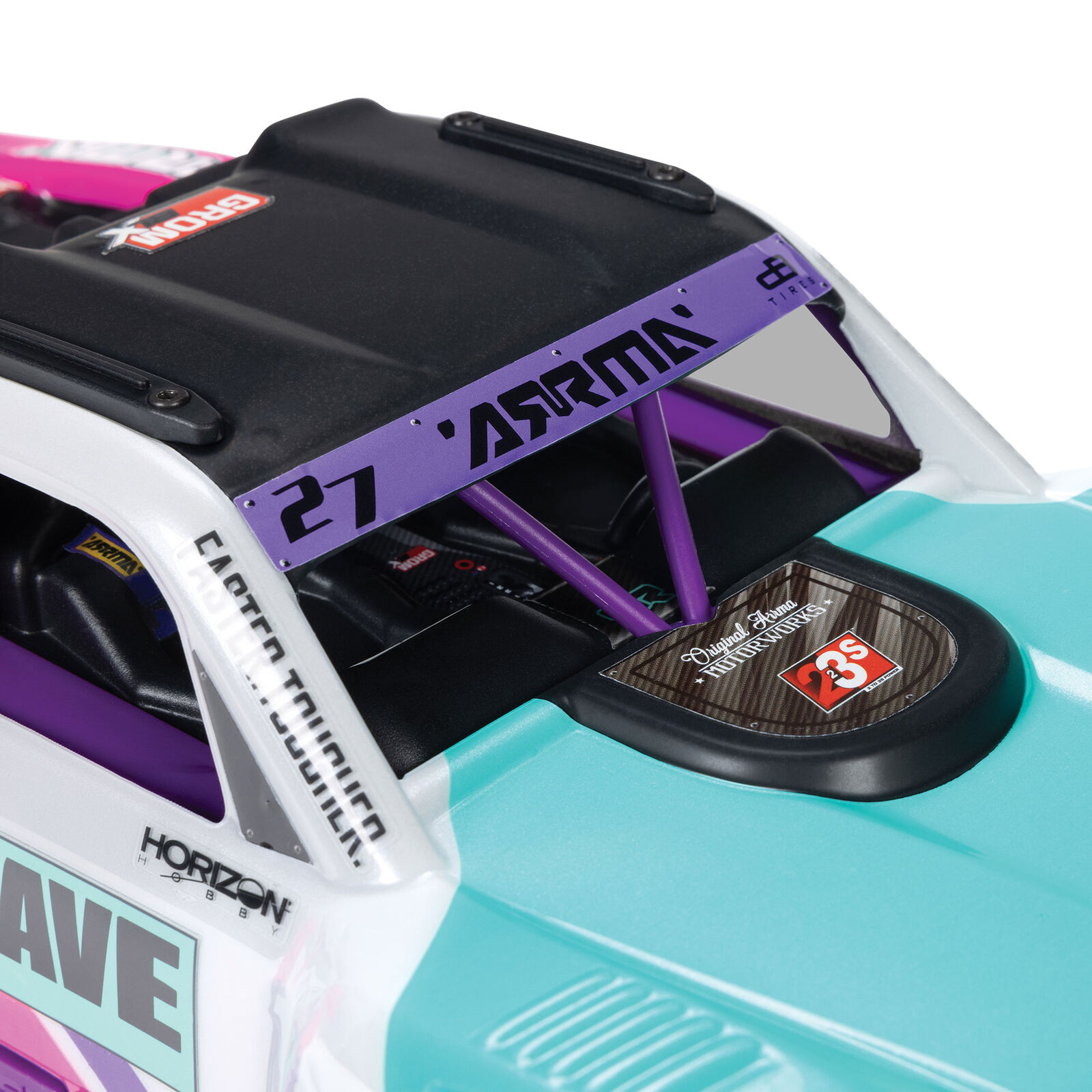 ARRMA 1/16 MOJAVE GROM 223S DSC 4X4 RTR Brushless Desert Truck, Teal ...