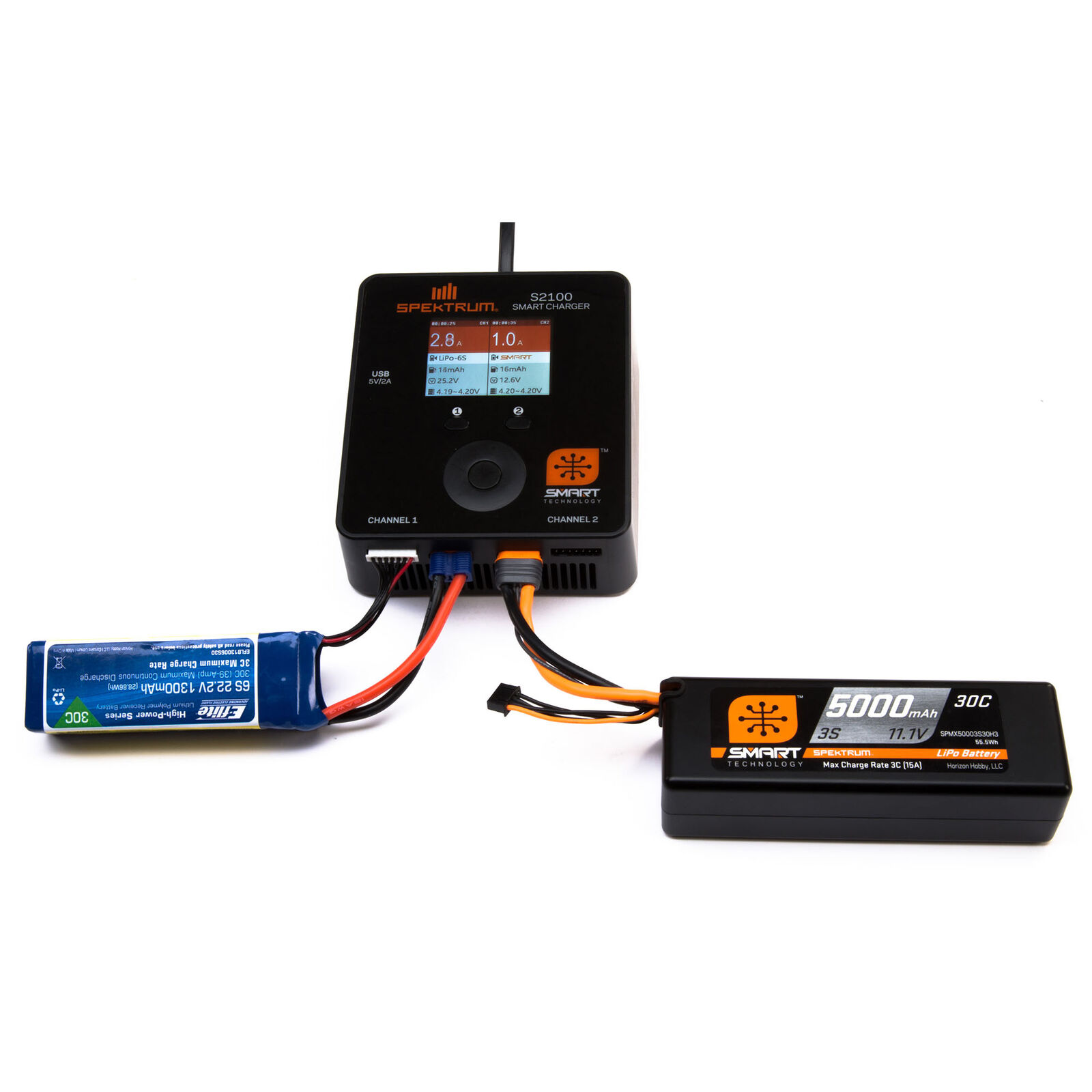 Spektrum Accessories 11.1V 2200mAh 3S 30C Smart LiPo Battery: IC3 | Horizon Hobby