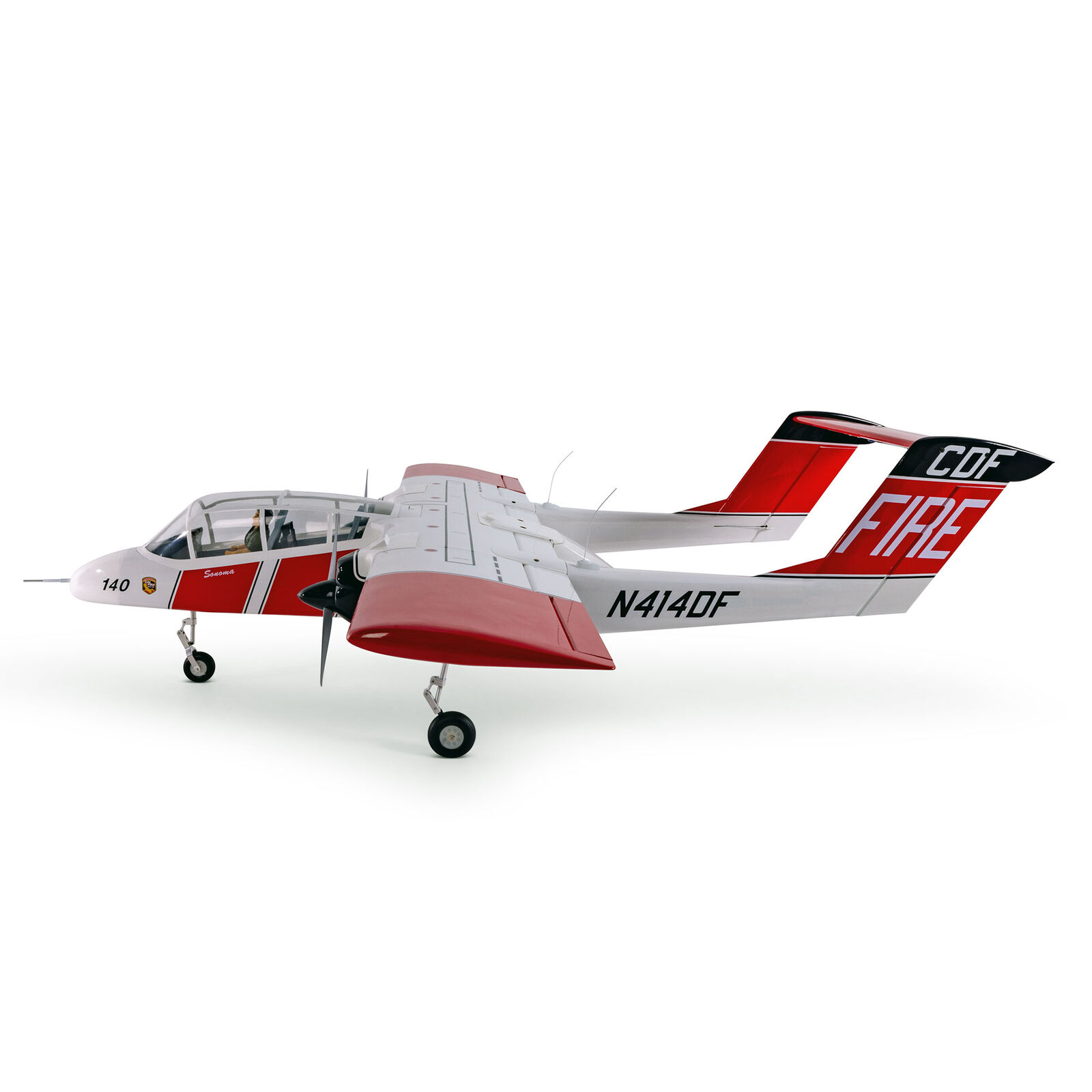 Hangar 9 OV-10 Bronco 20cc ARF with Landing Gear Set, Spektrum Avian Motors, ESCs and Spektrum ...