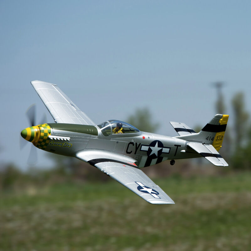 Force RC P-51D Mustang 1.1m PNP | Horizon Hobby
