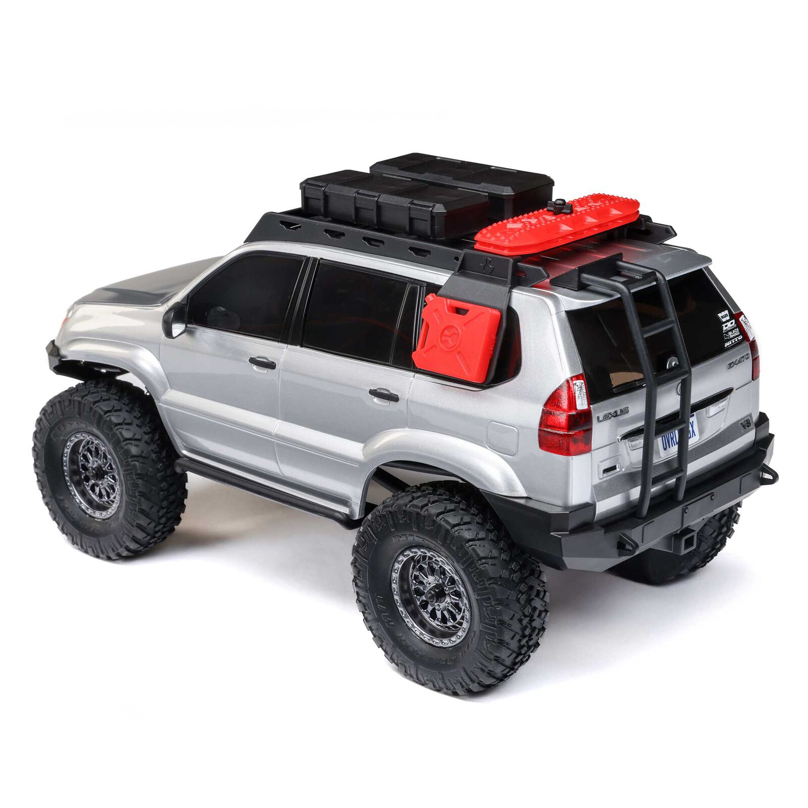 Axial 1/24 SCX24 Lexus GX 470 4X4 RTR Brushed Rock Crawler (Battery & Charger Included), Silver ...
