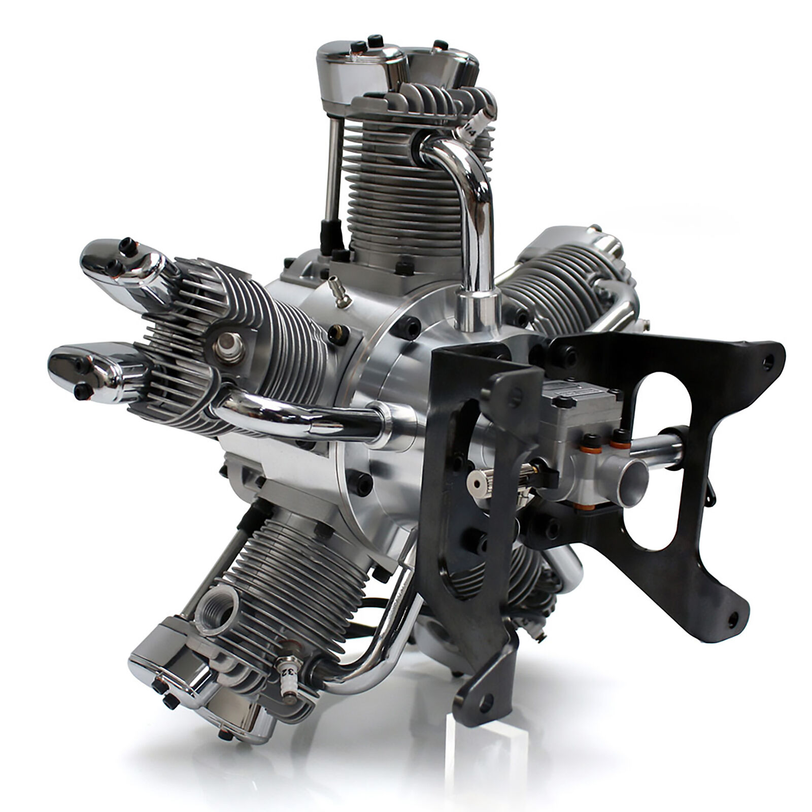 Saito Engines FG-73R5 73cc 5-Cylinder 4-Stroke Gas Radial Engine ...