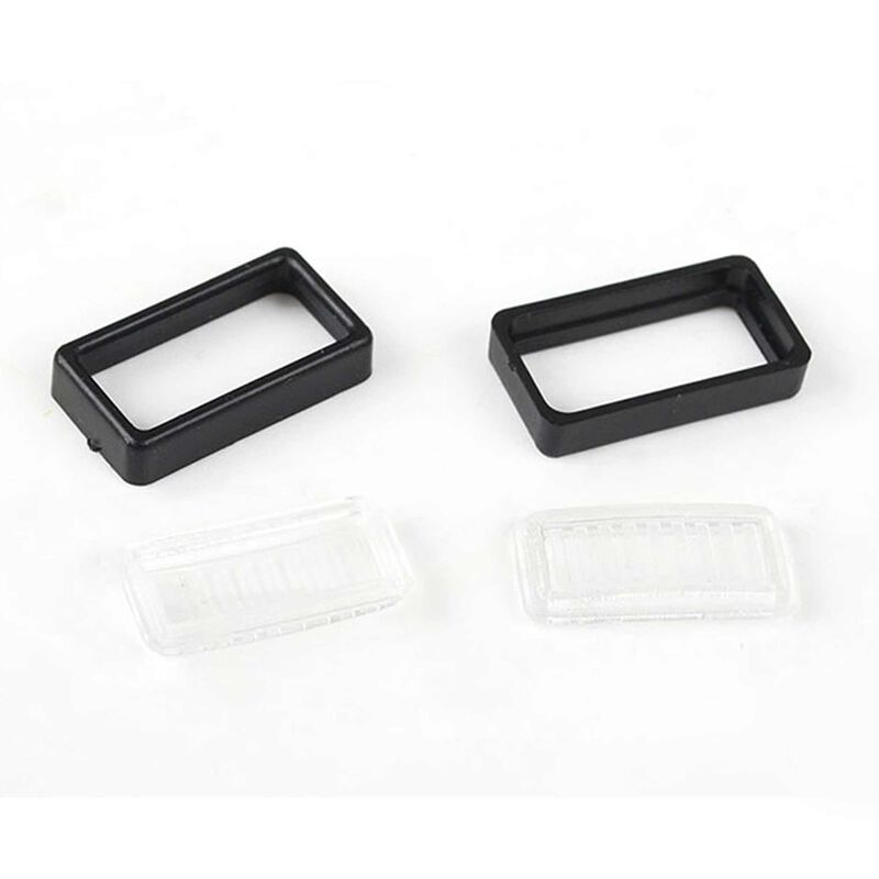 RC4WD KC HiLiTES Rectangle Lights with Covers | Horizon Hobby