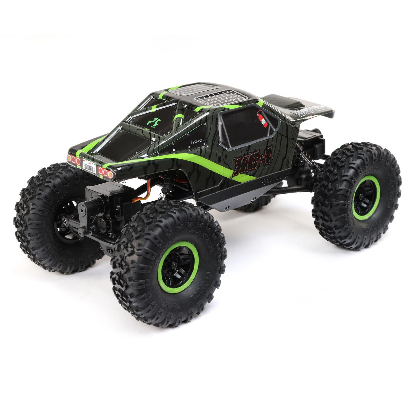 Axial 1/24 AX24 XC-1 4WS 4X4 RTR Brushed Rock Crawler (Battery ...