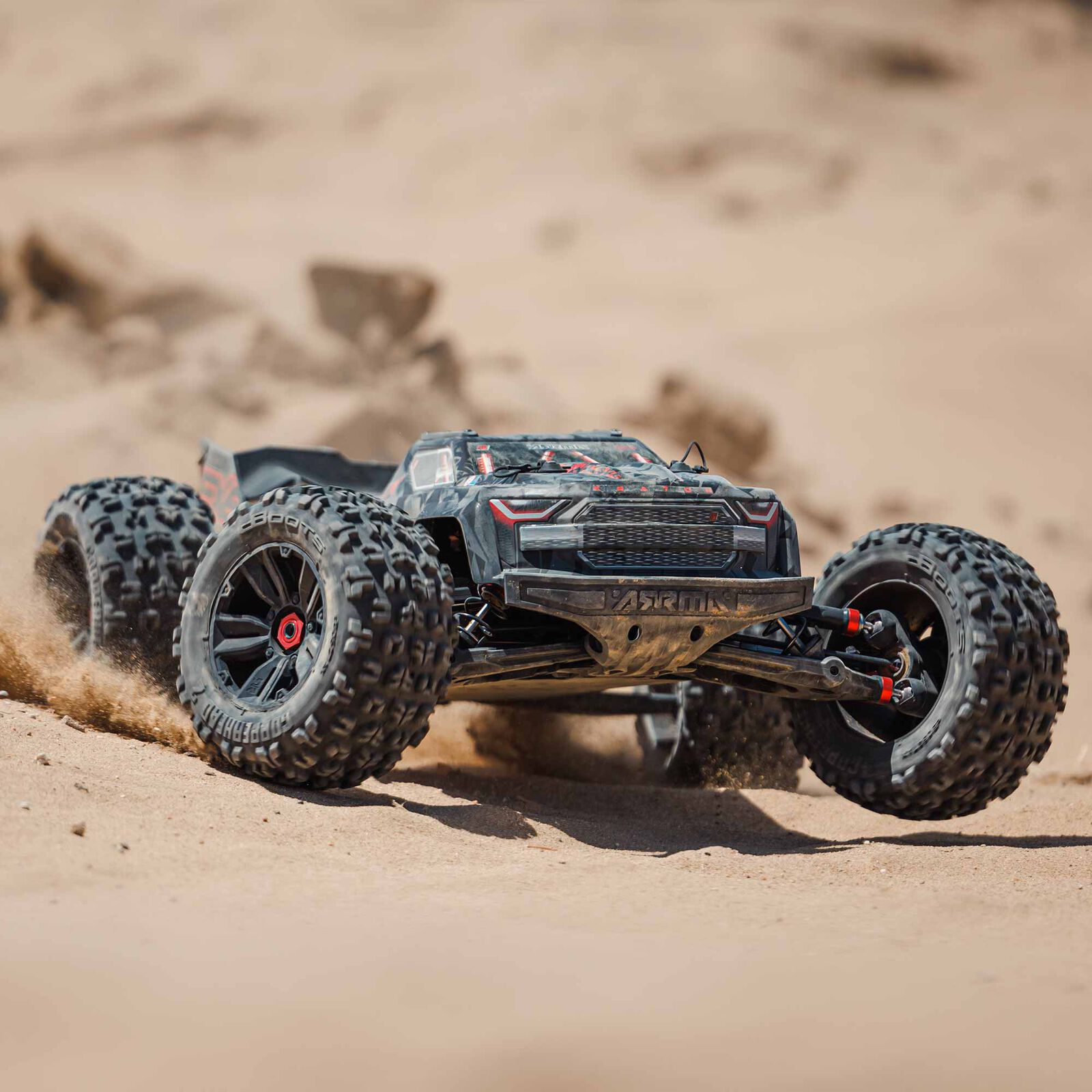 ARRMA 1/5 KRATON 8S EXB AVC 4X4 RTR Brushless Speed Truck, Black ...