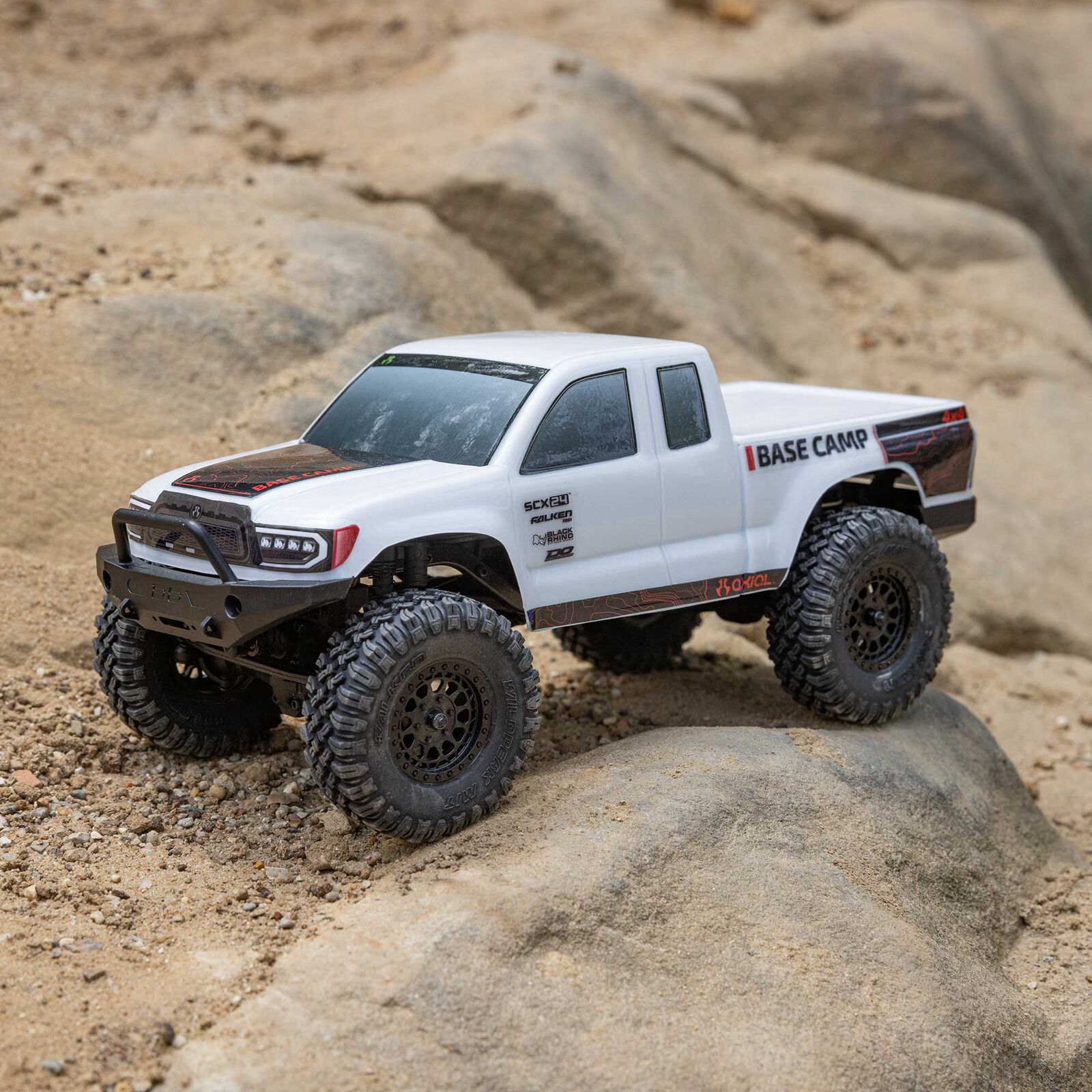 Axial 1/24 SCX24 Base Camp 4X4 RTR Brushed Rock Crawler (Battery ...
