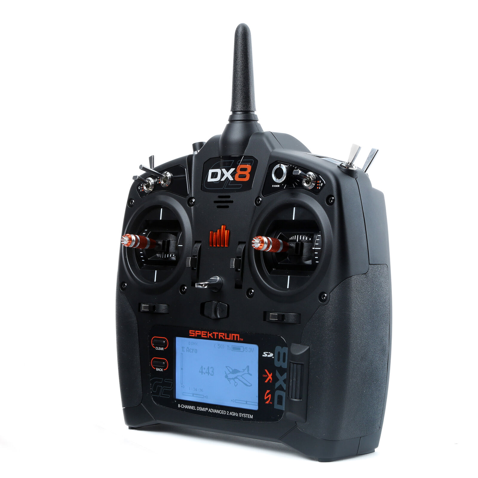 Spektrum DX8 8-Channel DSMX Transmitter Only Gen 2 | Horizon Hobby