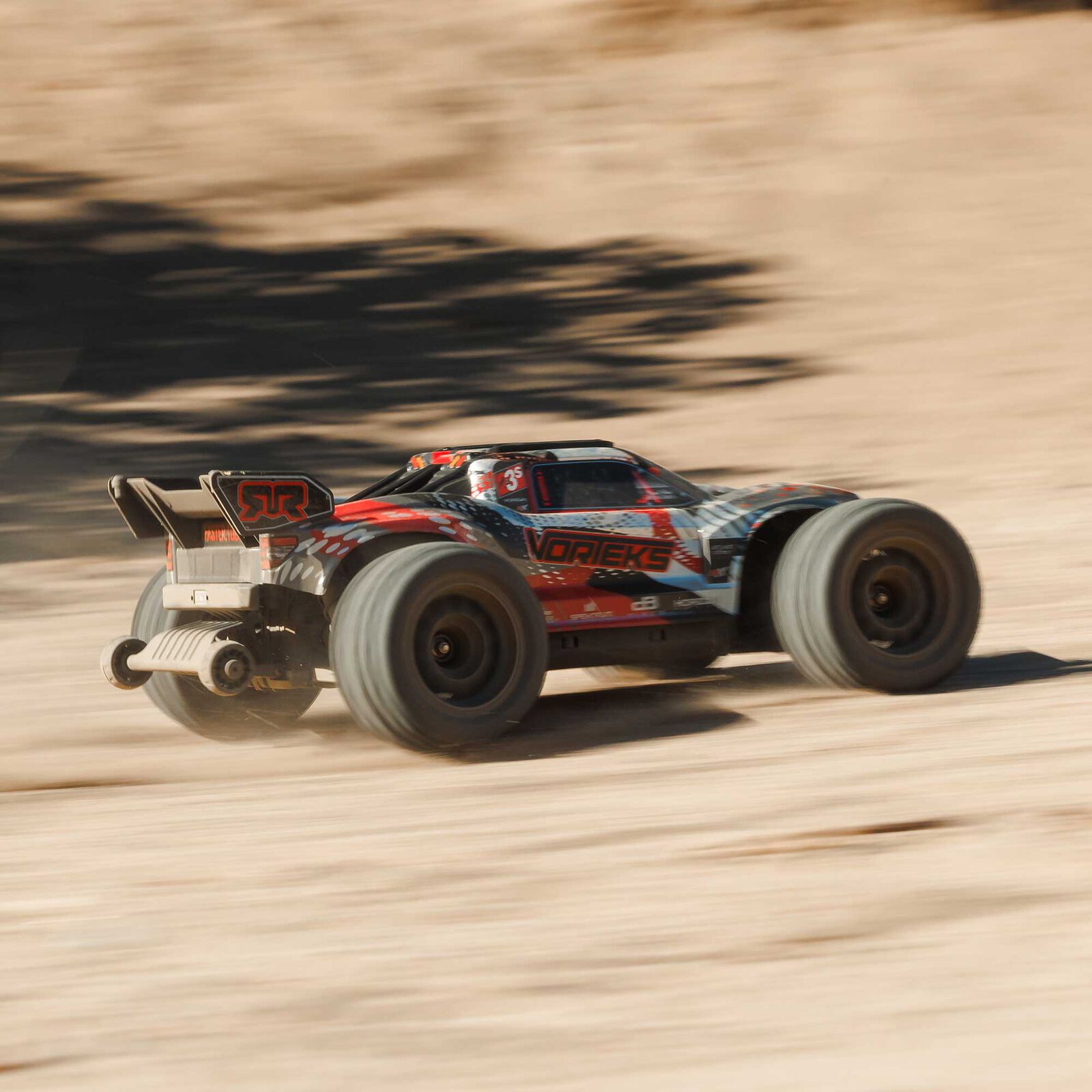 ARRMA 1/10 VORTEKS 223S DSC 4X4 RTR Brushless Stadium Truck, Red ...