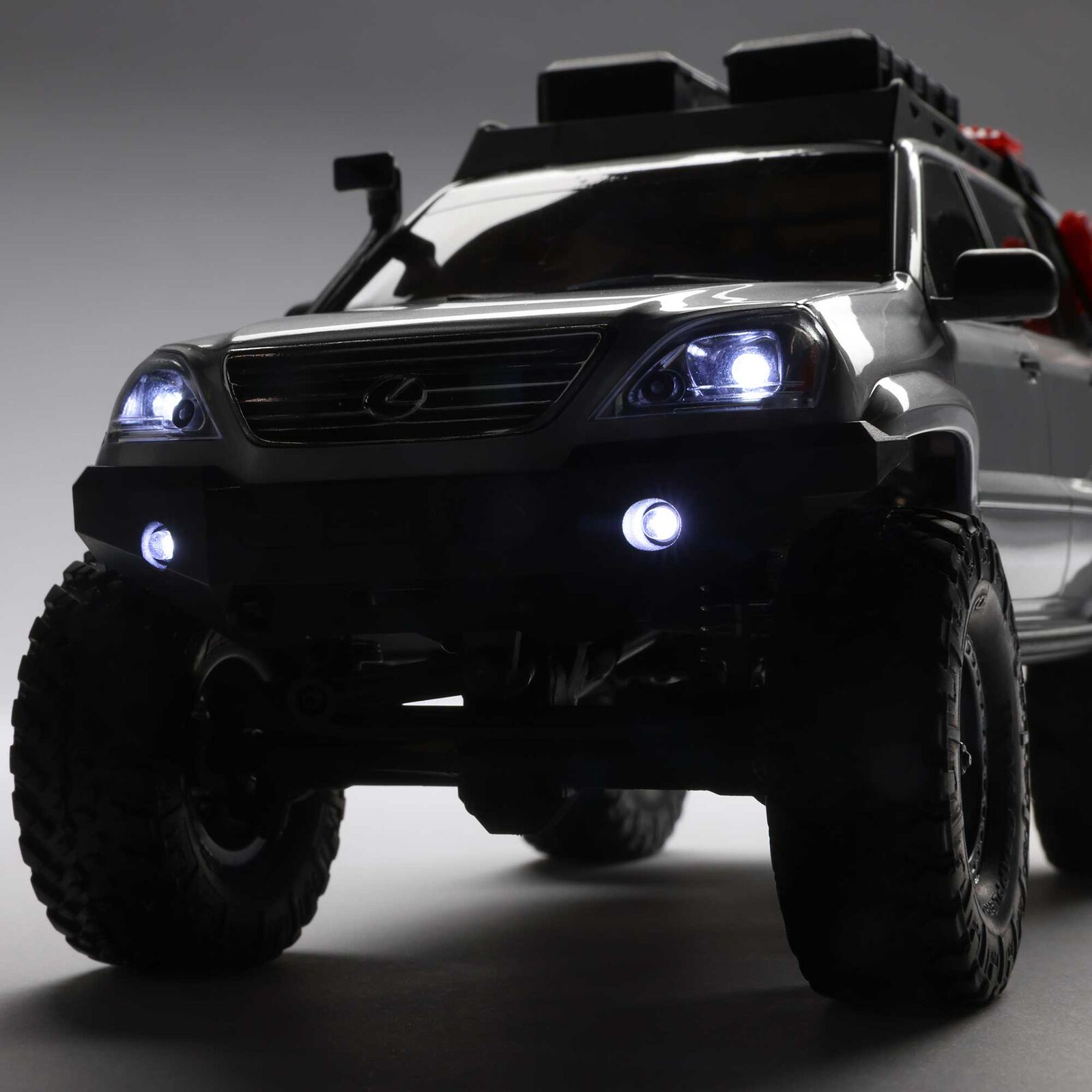Axial 1/24 SCX24 Lexus GX 470 4X4 RTR Brushed Rock Crawler (Battery & Charger Included), Silver ...