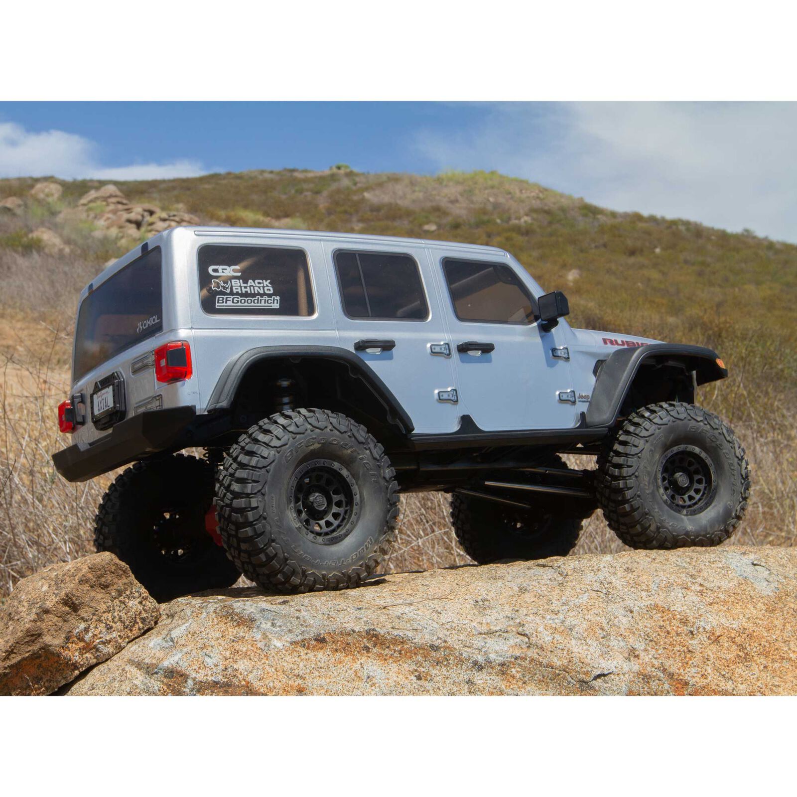 Axial 1/6 SCX6 Jeep JLU Wrangler 4X4 RTR Brushed Rock Crawler, Silver | Horizon Hobby