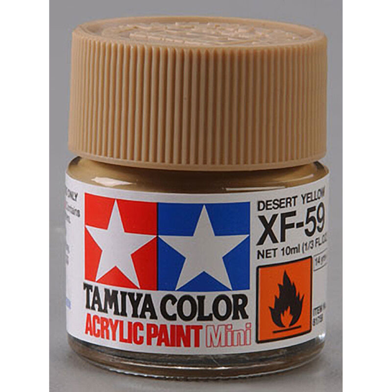 Tamiya Acrylic Mini XF59, Desert Yellow 10ml | Horizon Hobby