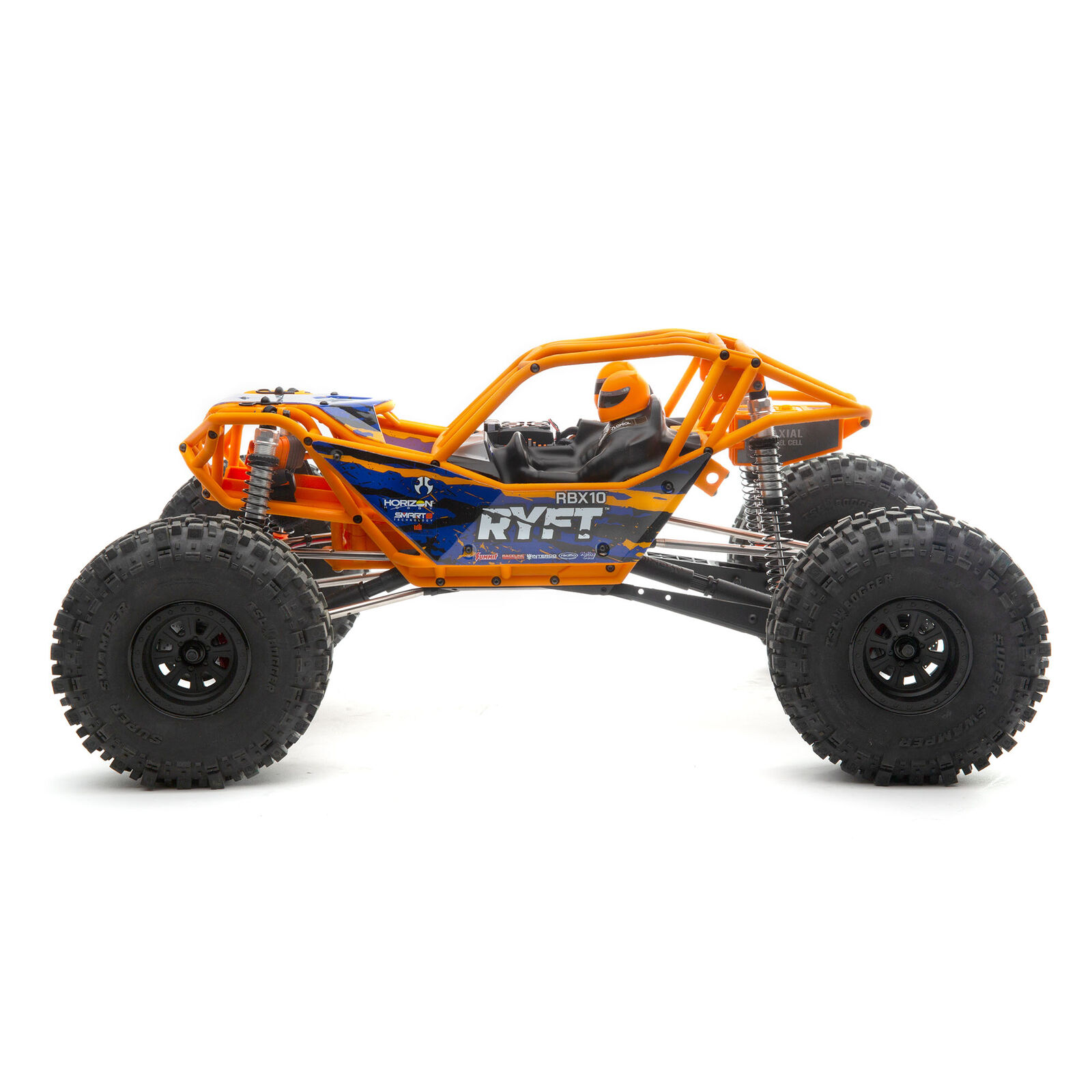 Axial 1/10 RBX10 Ryft 4X4 RTR Brushless Rock Bouncer, Orange | Horizon ...
