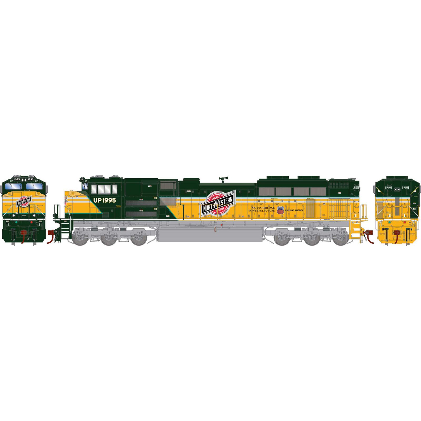 Athearn HO SD70ACe Locomotive, UP, C&NW #1995 | Horizon Hobby