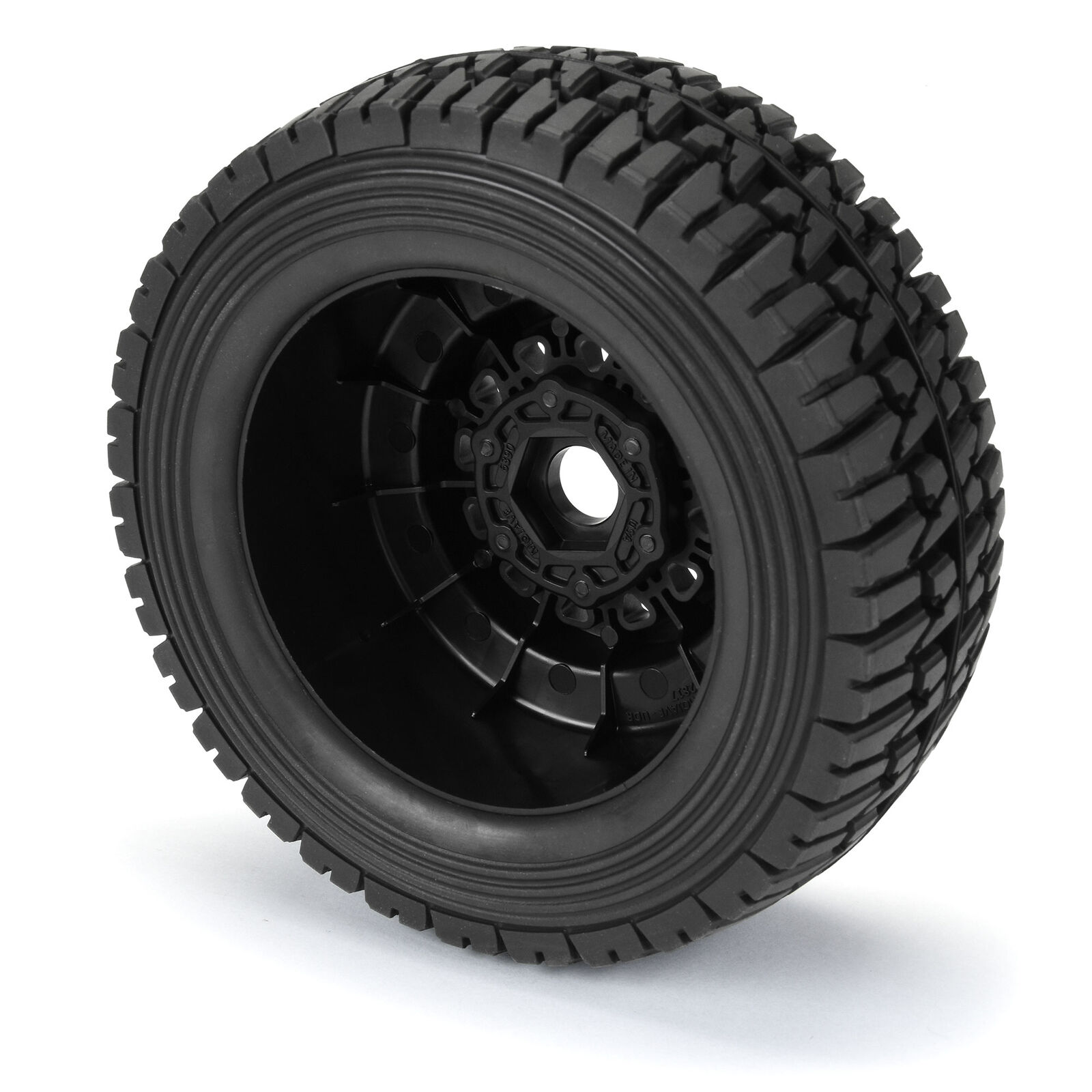 Pro-Line Racing 1/7 Mirage TT BELTED F/R Tires MTD 17mm Blk Raid (2 ...