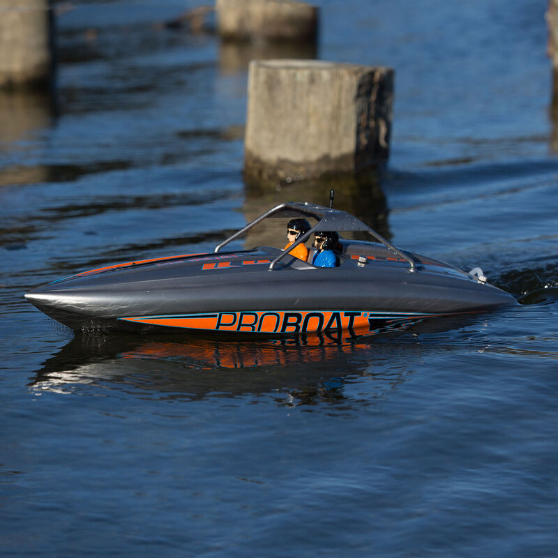 Pro Boat River Jet Boat 23" Brushless Self-Righting Deep-V RTR ...