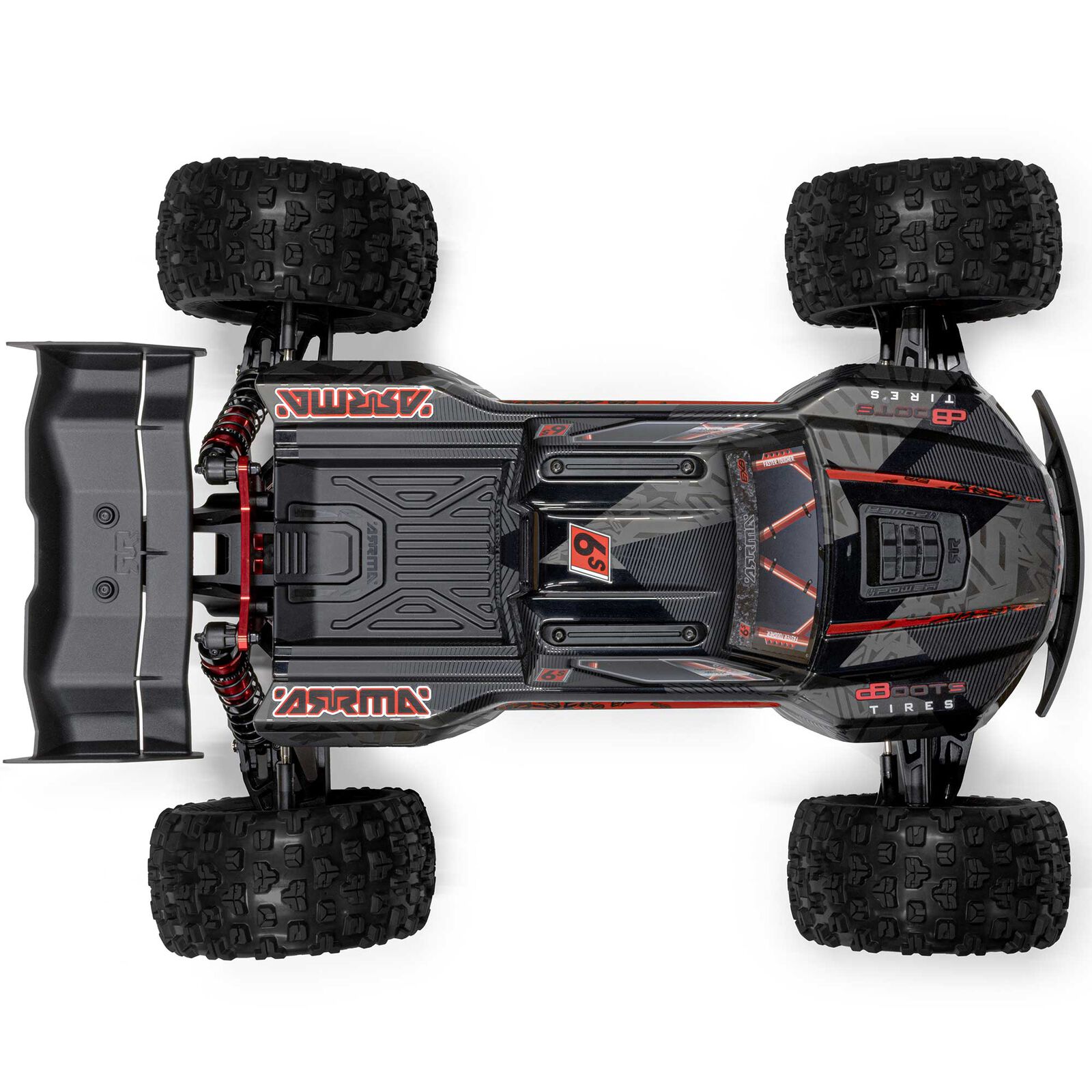 ARRMA 1/8 KRATON 6S EXB 4X4 RTR Brushless Speed Truck, BLACK | Horizon ...